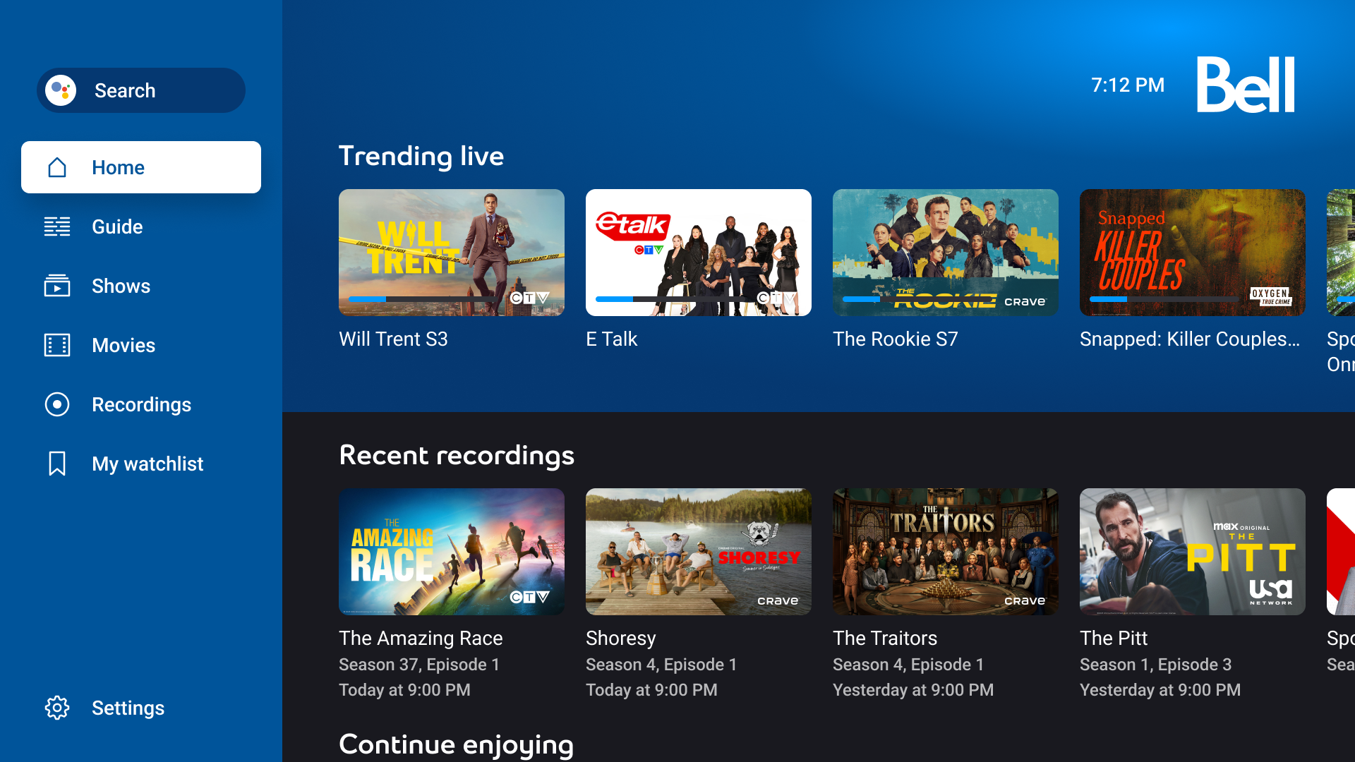Bell Fibe TV - App on Amazon Appstore