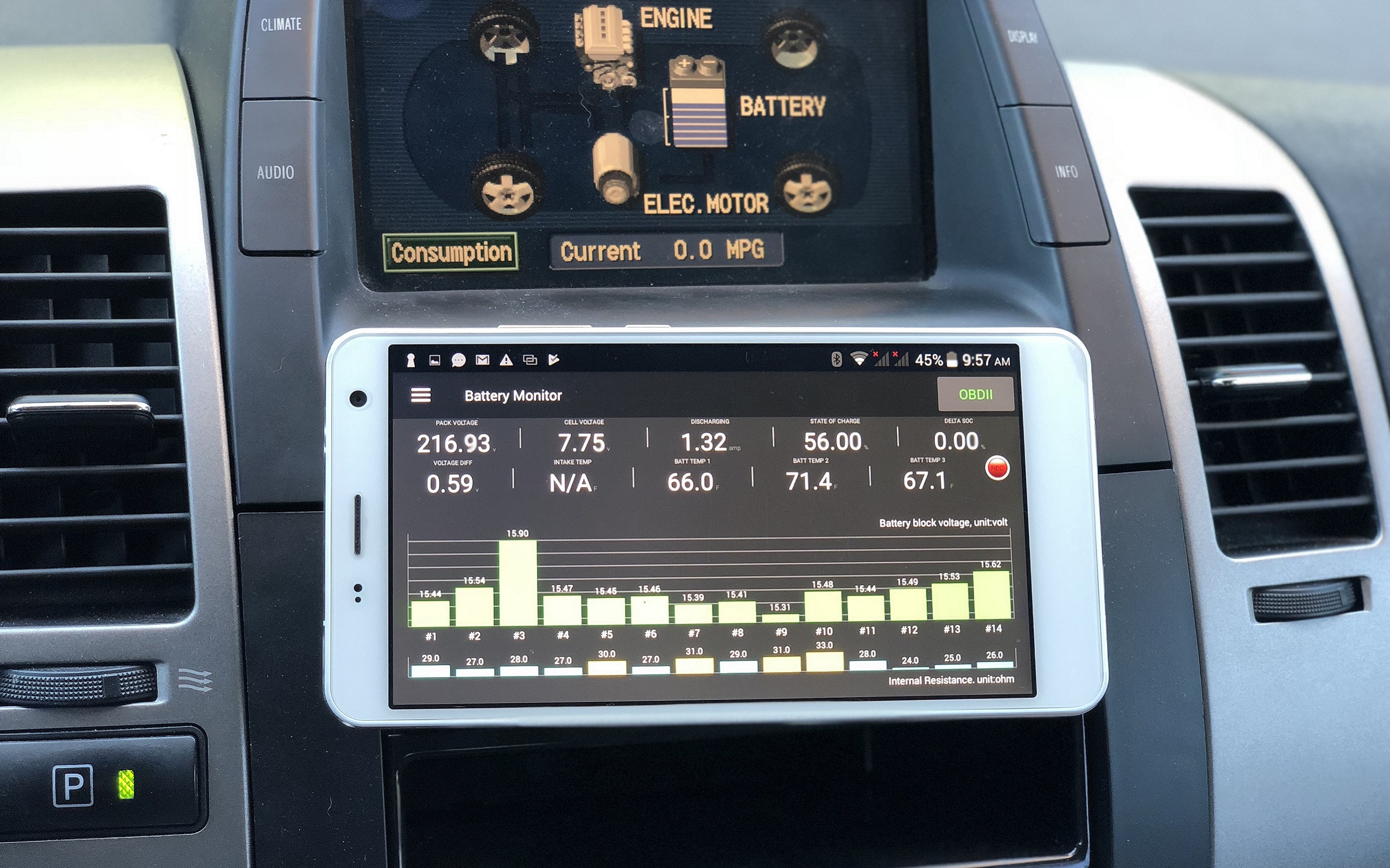Dr. Prius HV battery diagnostic app - OBD2 adapter needed - App on ...