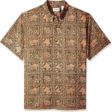 Amazon.com: Reyn Spooner Men's Lahaina Sailor Spooner Kloth Classic Fit Hawaiian Shirt ...