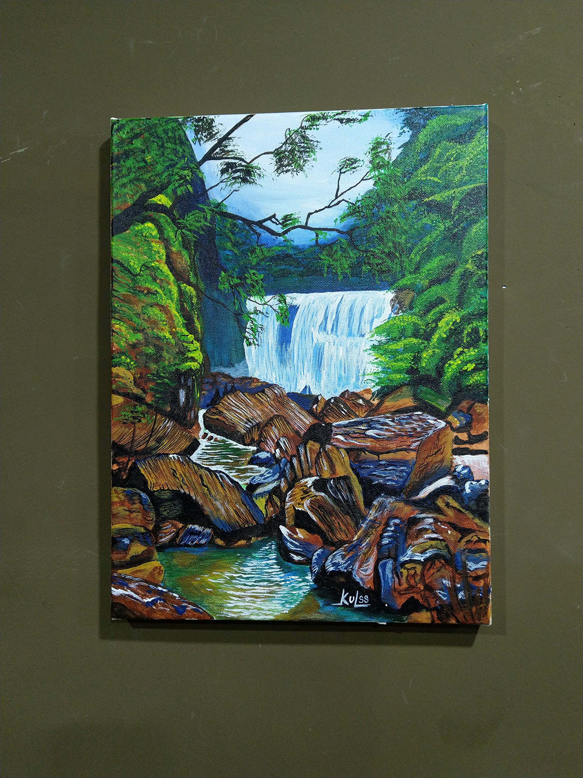 Realism Landscape Painting Drawing Tutorial : How To Draw A Realistic