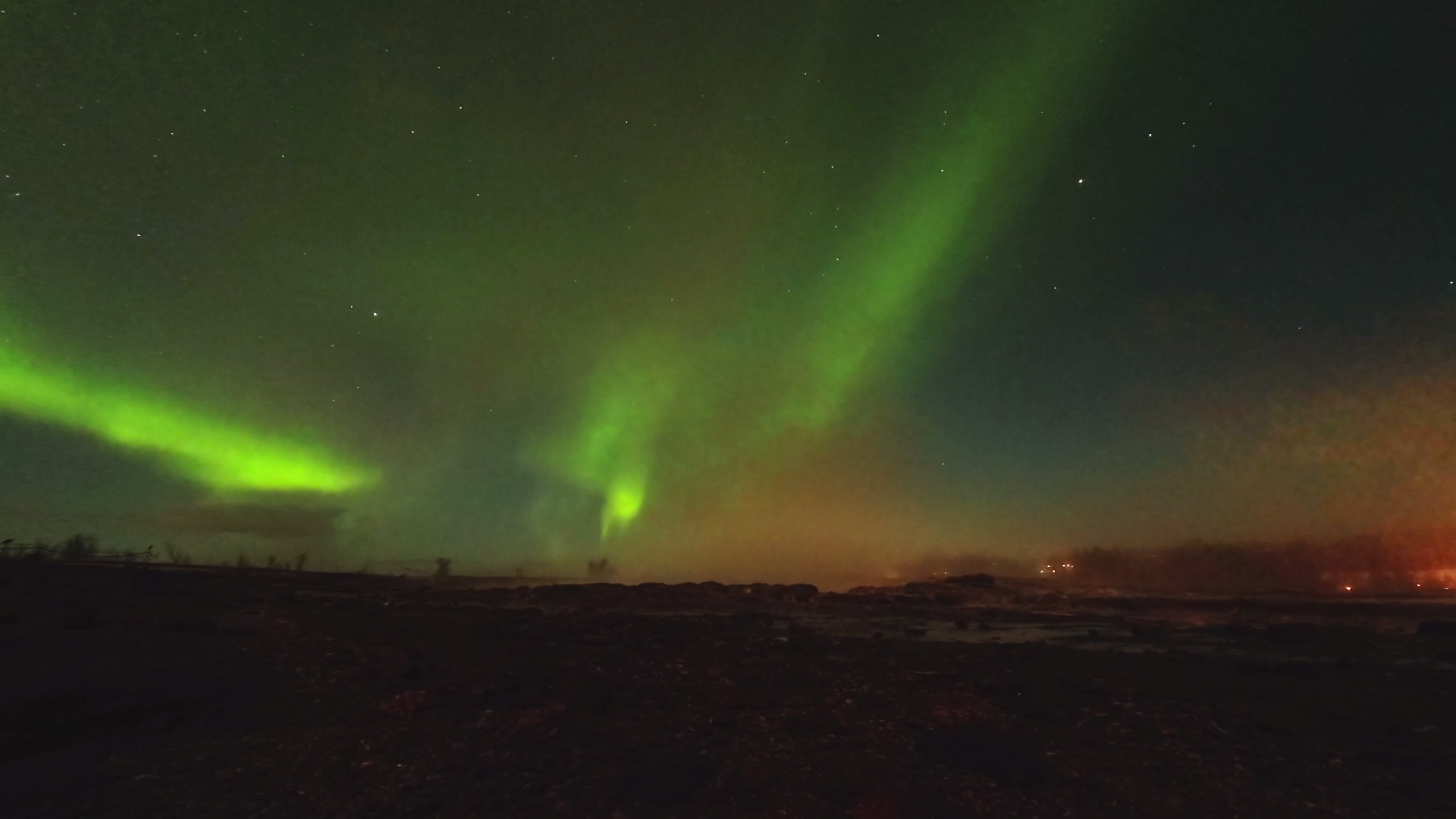 Aurora Borealis Northern Lights - Relaxing Cosmic Light Show Space ...