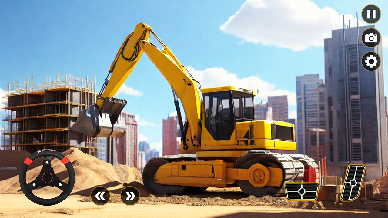 Real City Construction with Forklift Simulator Game 3D:Amazon.com ...