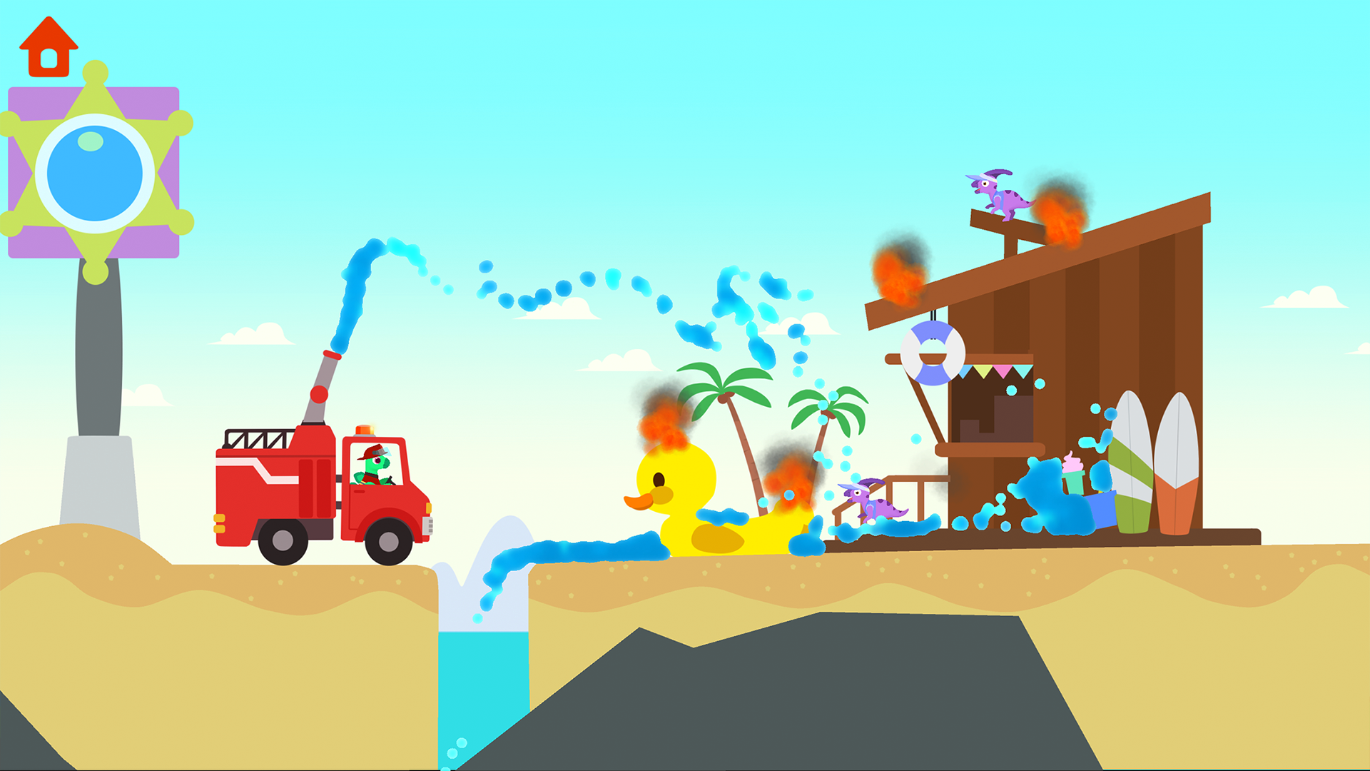 Dinosaur Fire Truck - Rescue Games for kids:Amazon.de:Appstore for Android