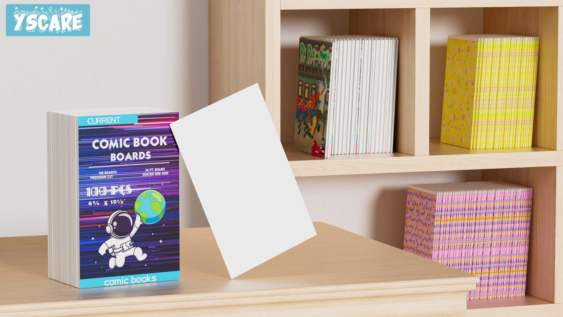 Acid-free Archival Comic Boards 6-3/4 Inch 500 Count Max Pro Modern - 6 ...