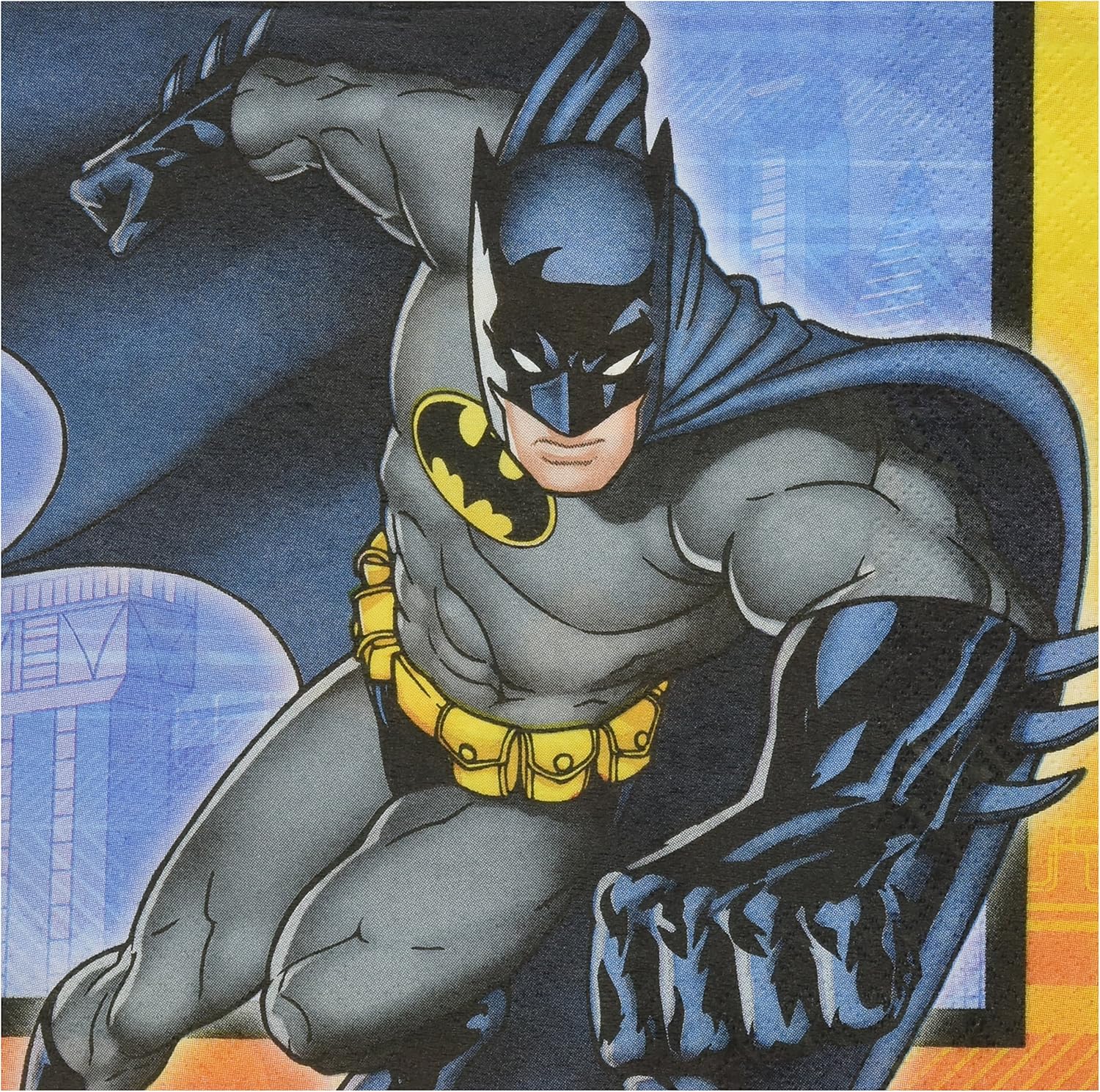 Amazon.com: Amscan 511386 Batman™ Luncheon Napkins, 16 pcs, Party Favor ...