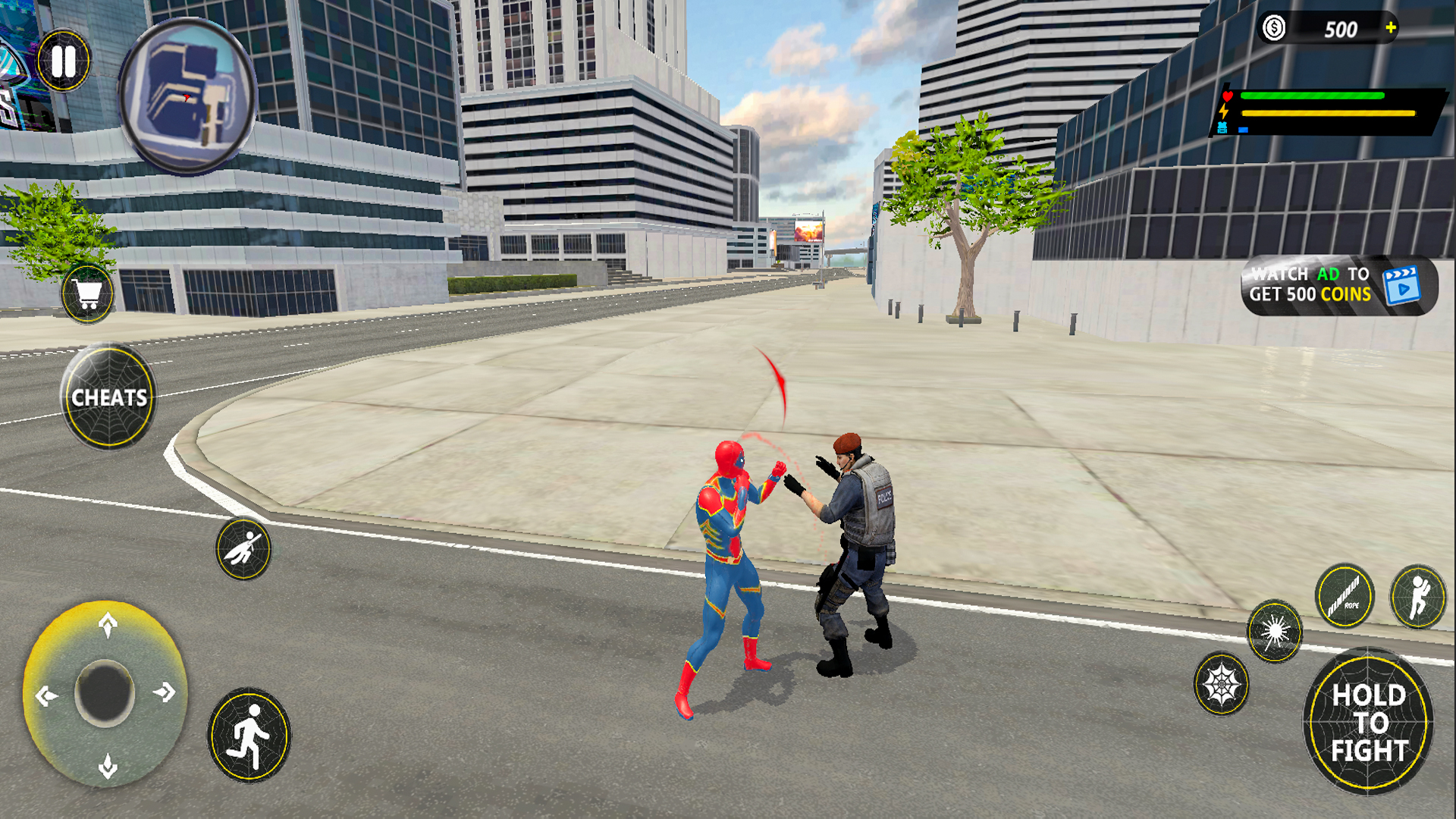 Flying Spider Superhero Fighter: City Battle Mafia Crime Action: Robot ...