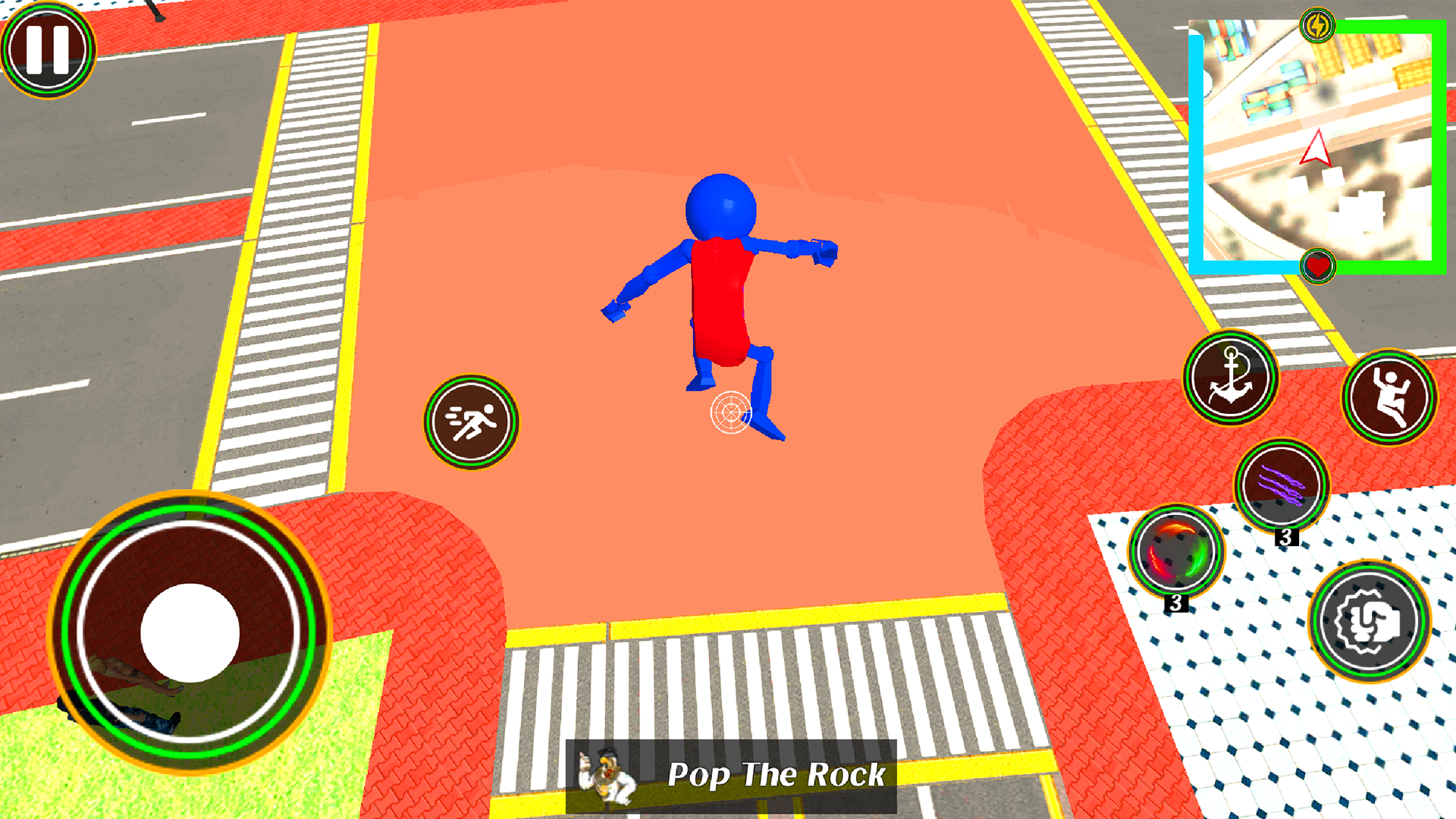 Open World Stickman Flying Rope Hero - Rescue Action Fight Adventure ...