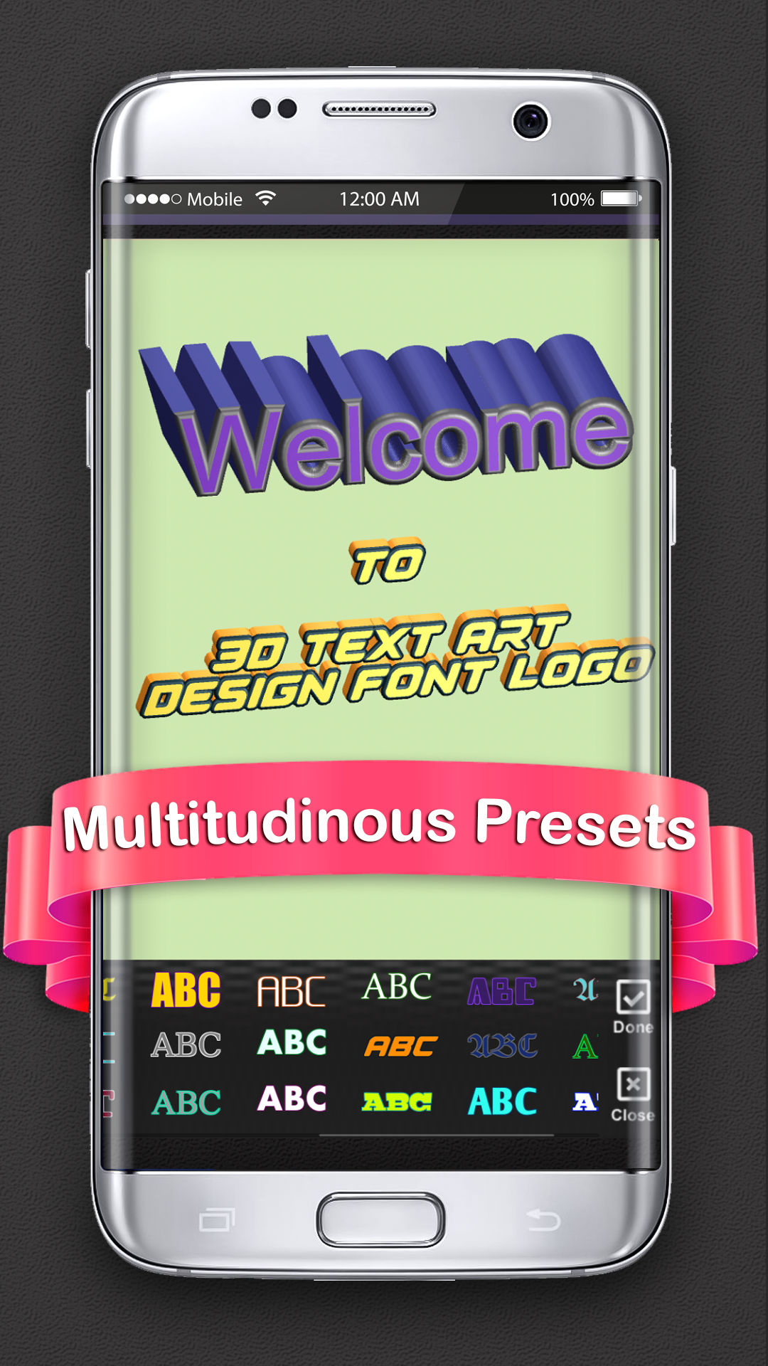 3D Text Art - Design Font Logo - App on Amazon Appstore