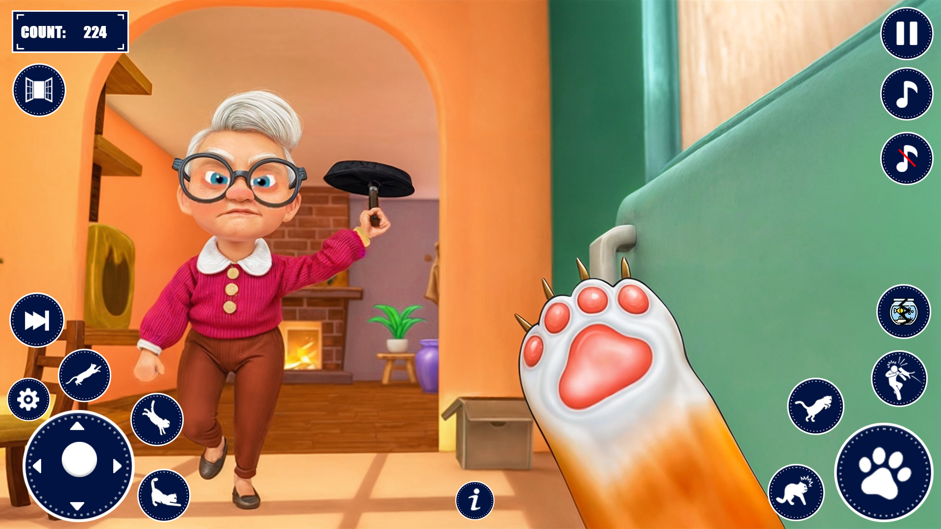 Bad Cat Chaos & Granny Simulator - Kitty From Hell Prank Games - App on ...
