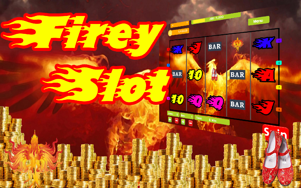Fire Phoenix Red Flaming Charmer Lucky Casino Slot Machine Poker ...