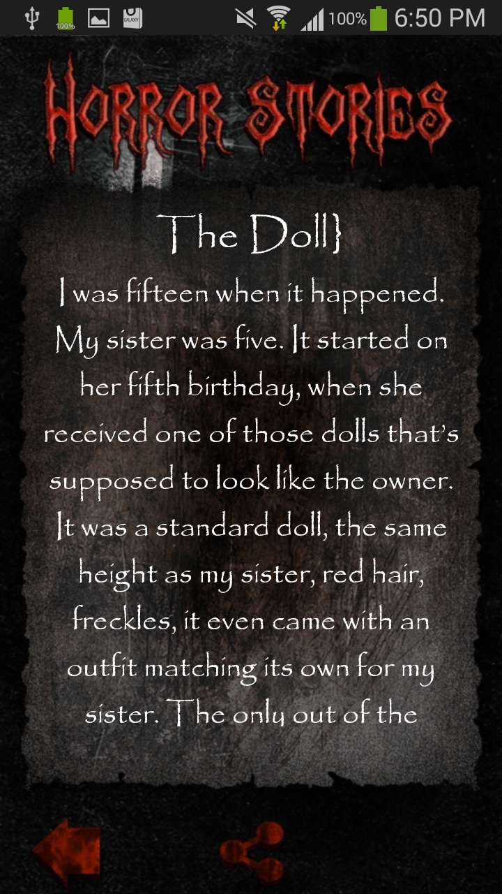 Horror Stories - App on Amazon Appstore