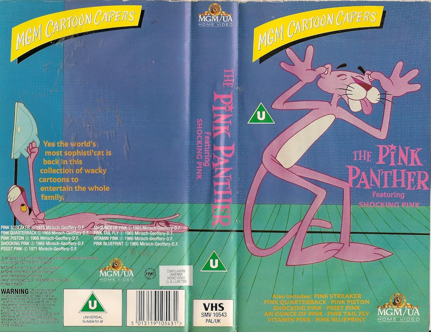 The Pink Panther: Shocking Pink [VHS] : Amazon.co.uk: DVD & Blu-ray
