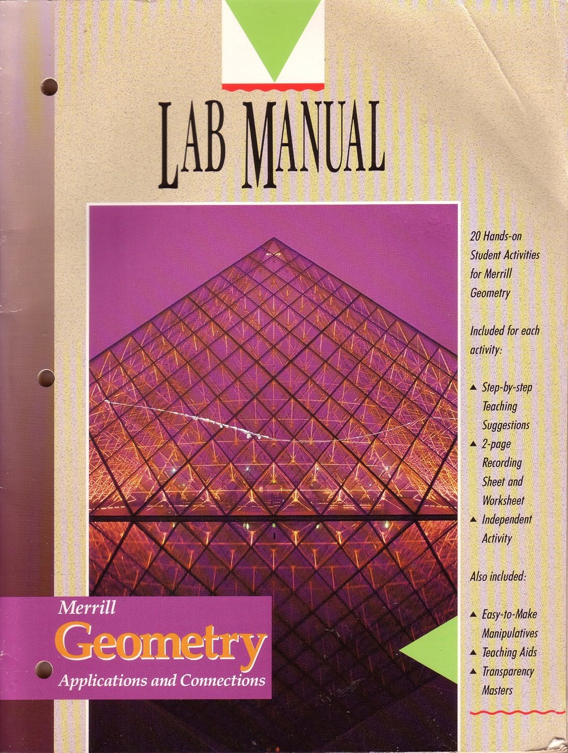 Merrill Geometry, Applications and Connections, Lab Manual: Merrill ...