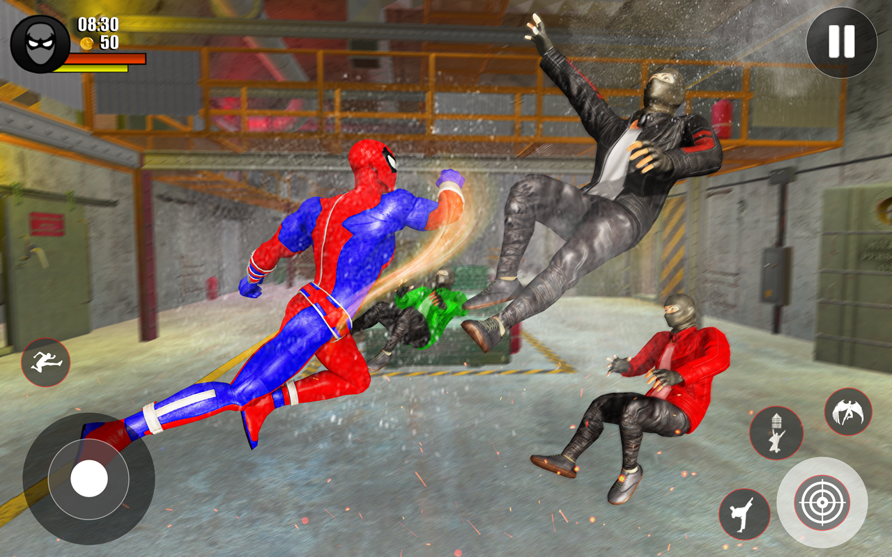 Spider Rope Hero Game: Spider Fighter Game, Spider-man Game: Superhero ...