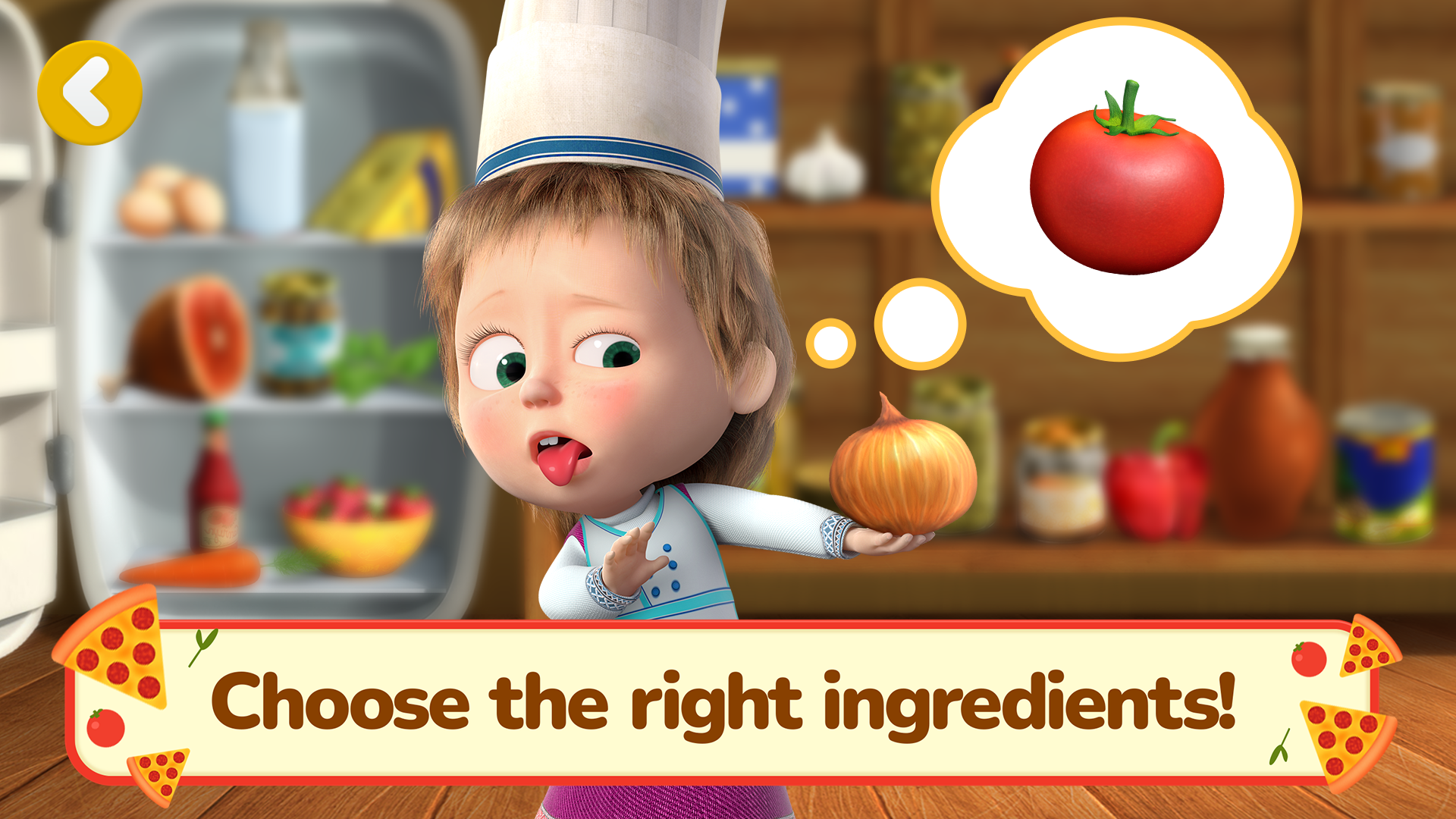 Masha and the Bear: Pizzeria! Pizza Maker Games for Kids! - App on ...