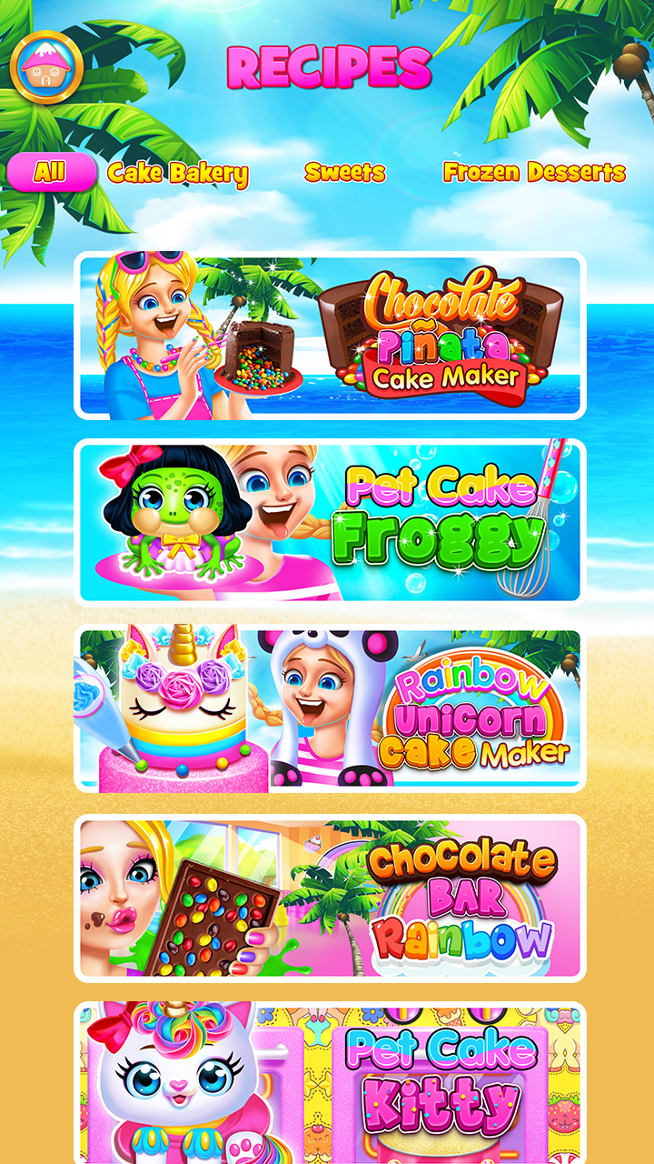 Chocolate Piñata Cake Maker - Kids Dessert Food & Rainbow Candy Games ...