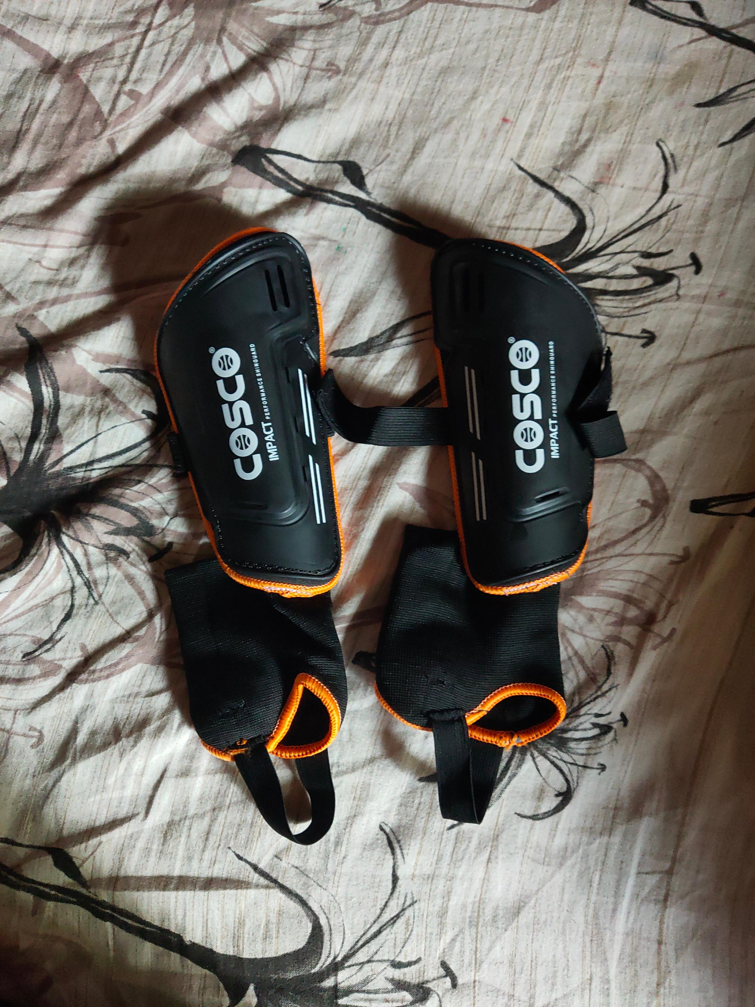 Buy Cosco PVC Impact Shin Guard - Black Online at Low Prices in India ...