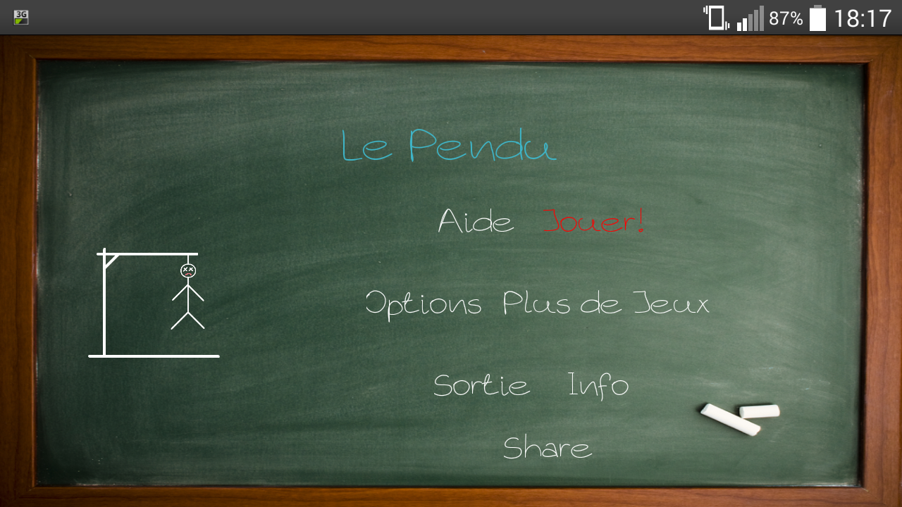 Le Pendu en français - Application sur Amazon Appstore