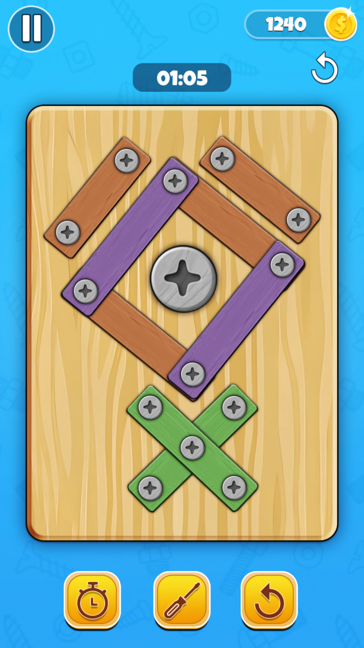 Nut & Bolts Screw Puzzle Game – Unlock Screws, Twist Bolts & Solve ...