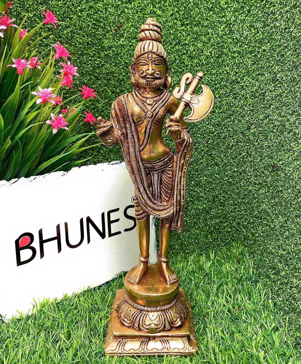 Buy Bhunes Brass Parashurama Avatar Idol of Lord Vishnu, Parashuram ...