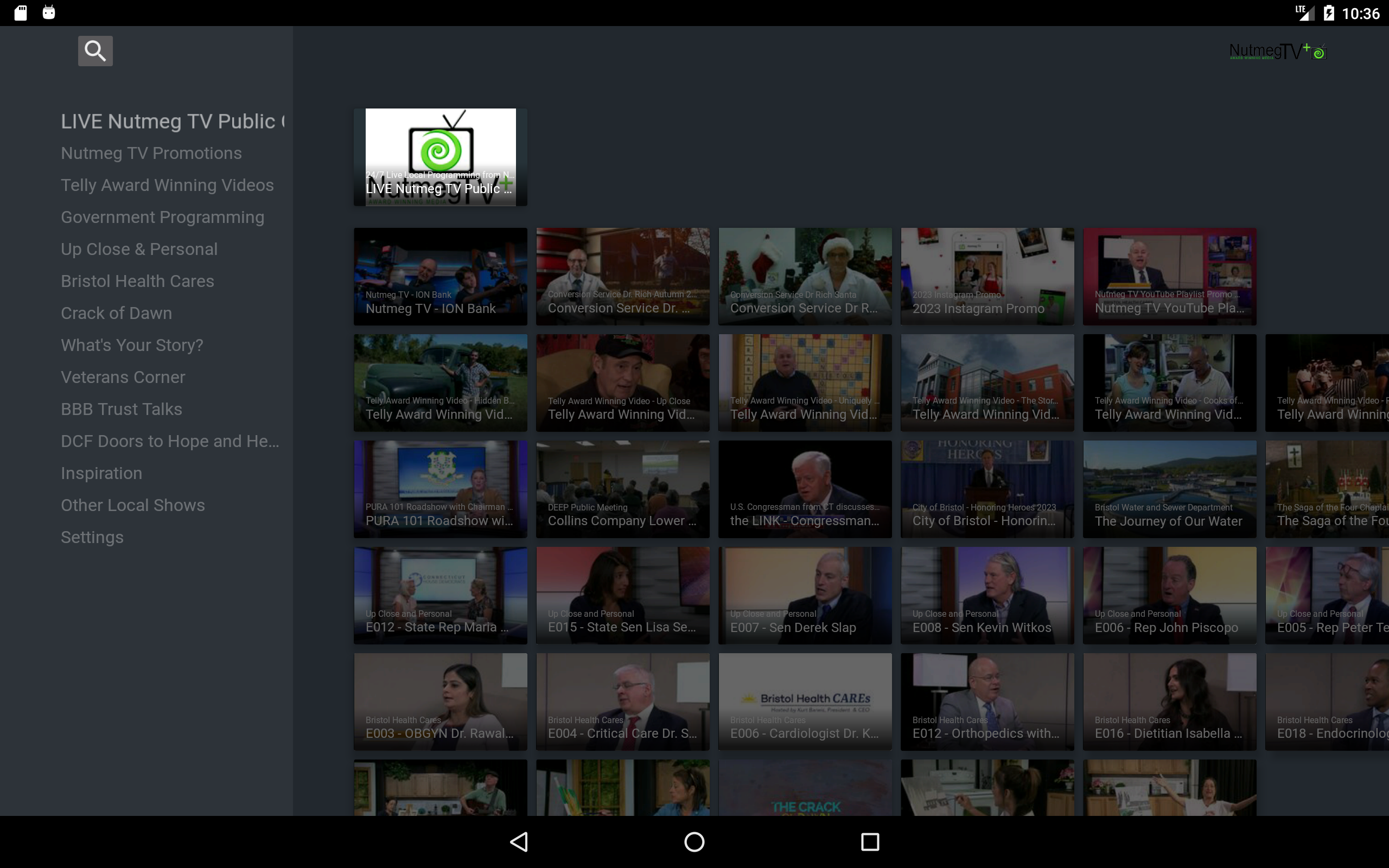 Nutmeg TV - App on Amazon Appstore