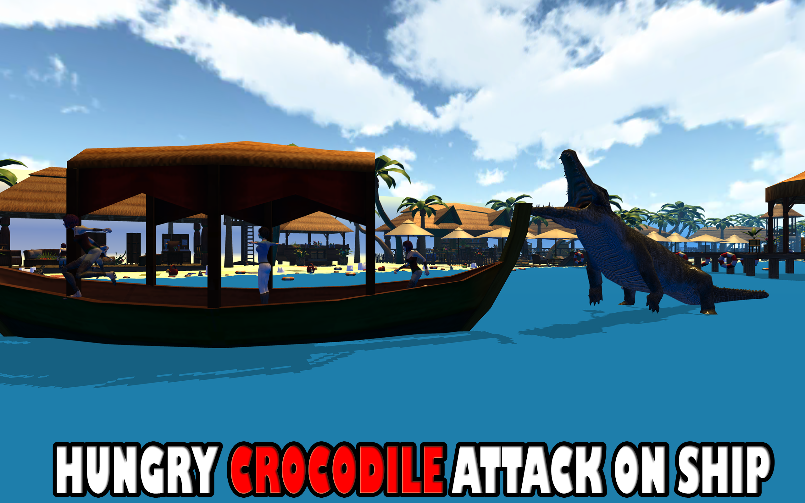 Angry Crocodile Beach Attack Sim 3D - App on Amazon Appstore