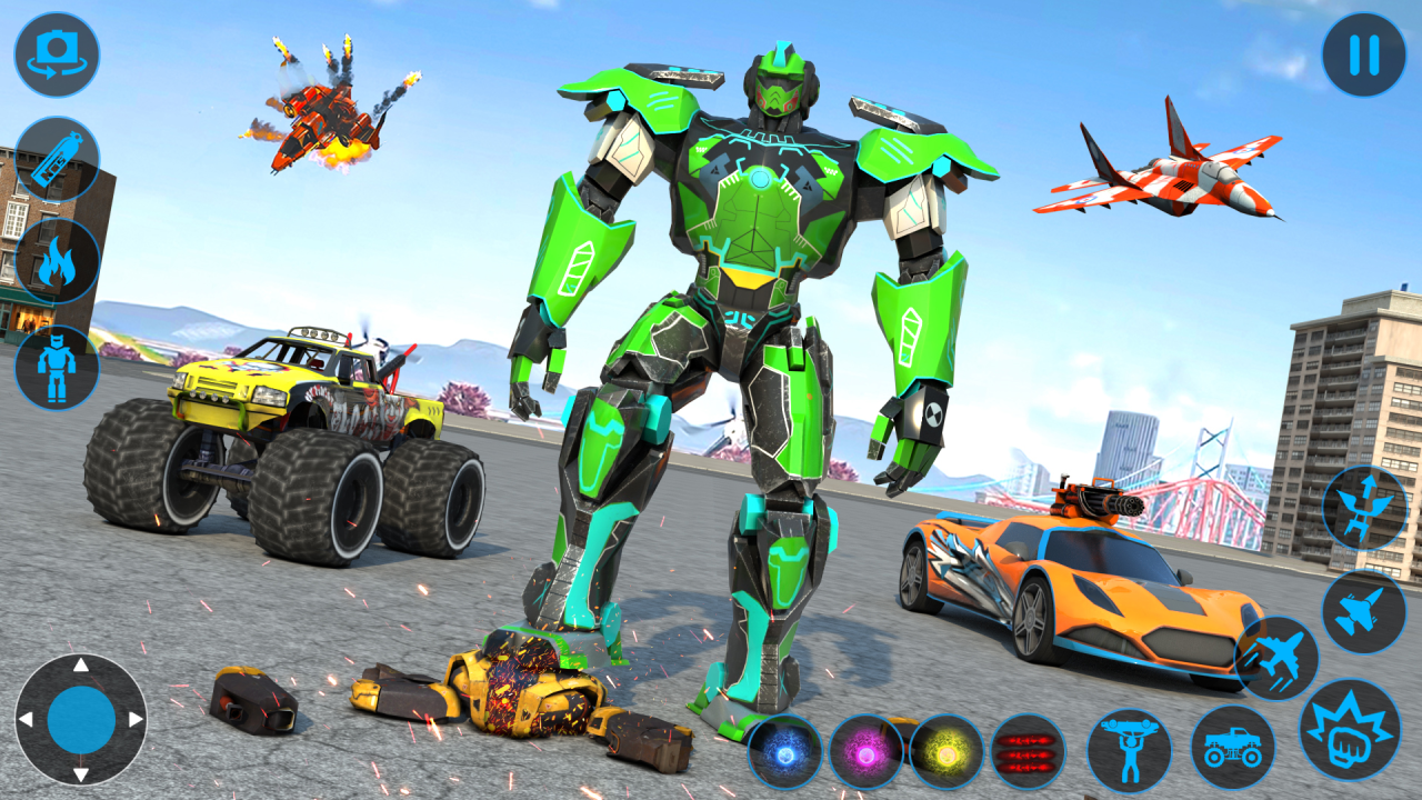 Open World Robot Fighting Game 3D : Car Transform Robot Game - App on ...