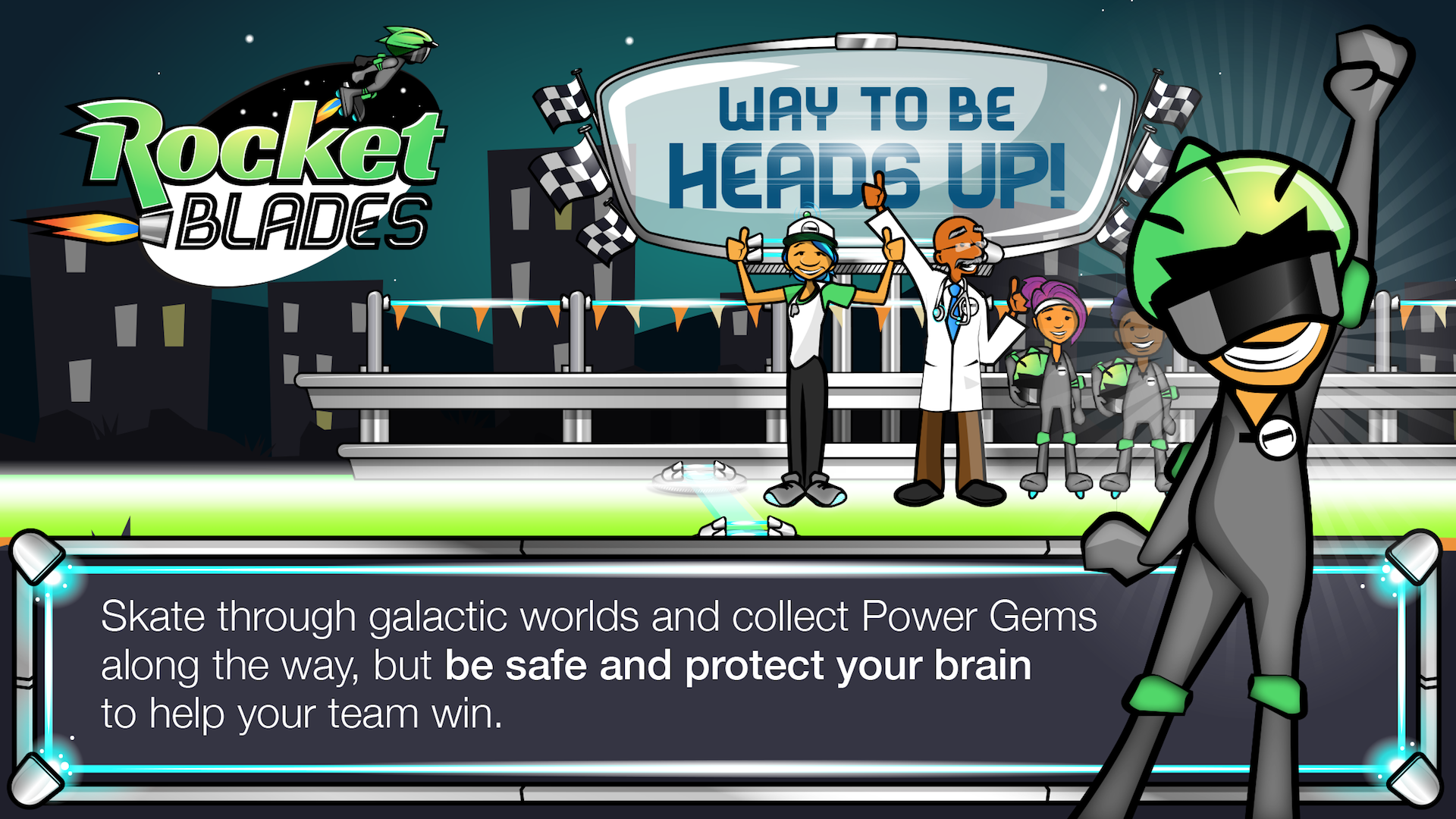 CDC HEADS UP Rocket Blades: The Brain Safety Game - App on the Amazon ...