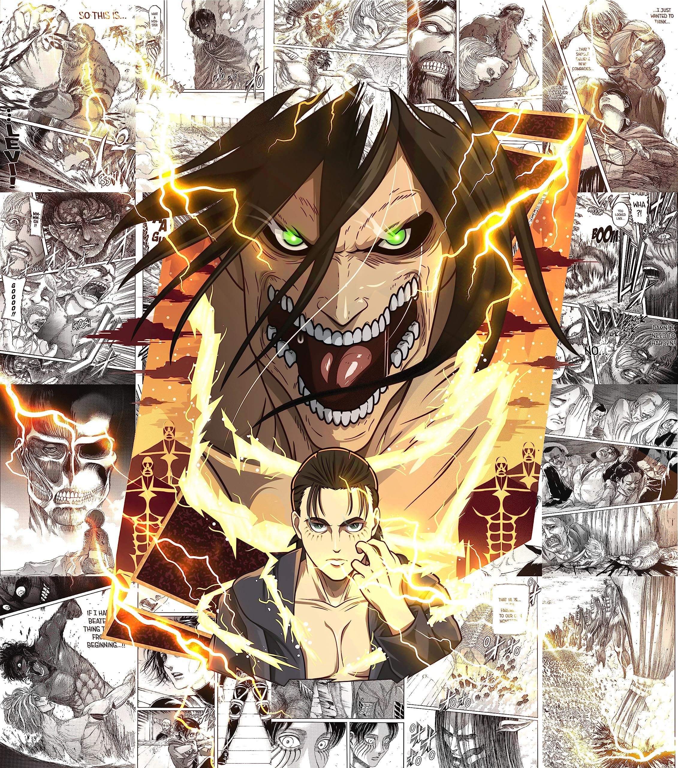 Jujutsu Kaisen Toji Fushiguro Attitude Poster | Toji Premium Wall ...