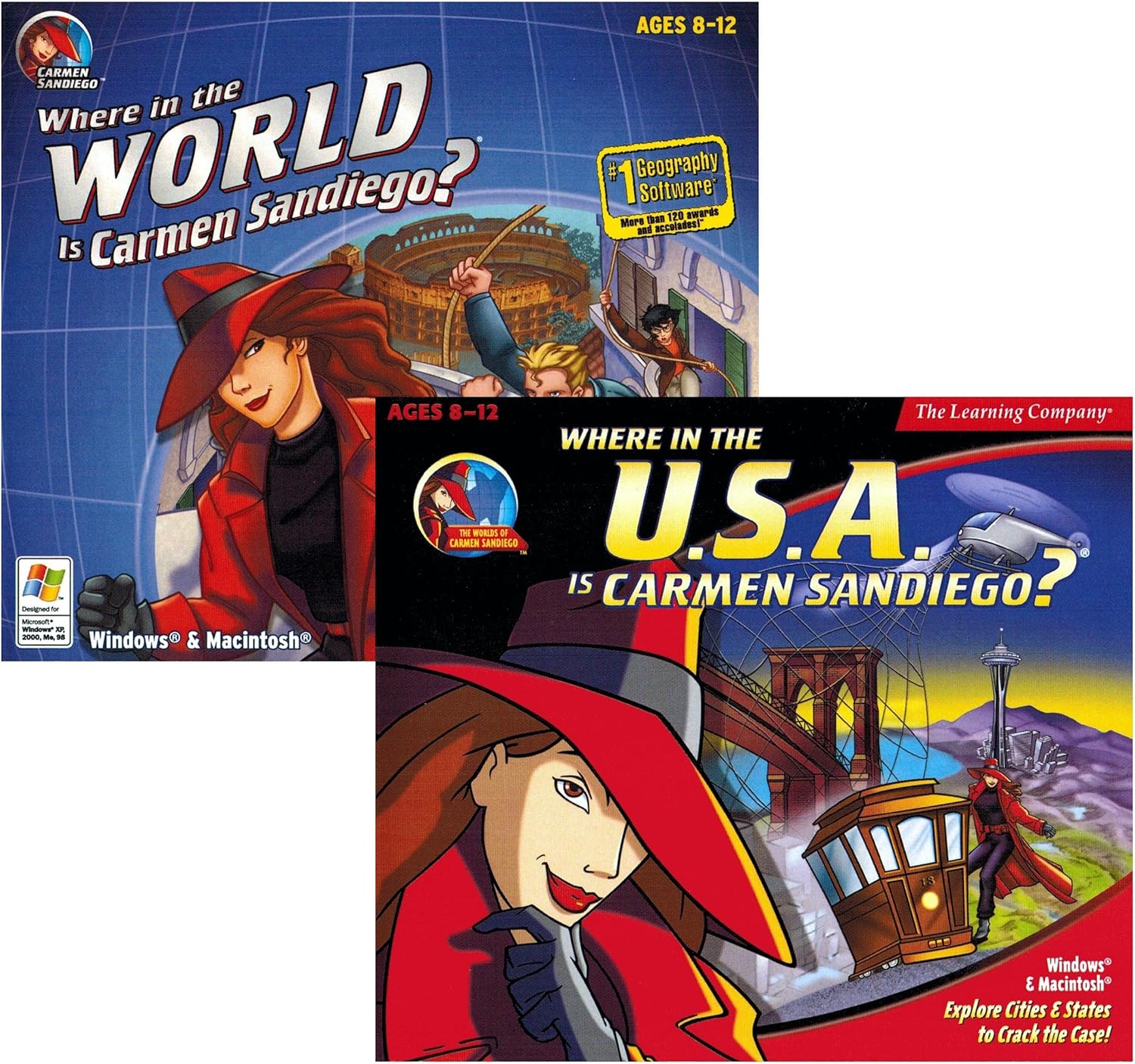 Amazon.com: Where in the World & USA is Carmen SanDiego? : Software
