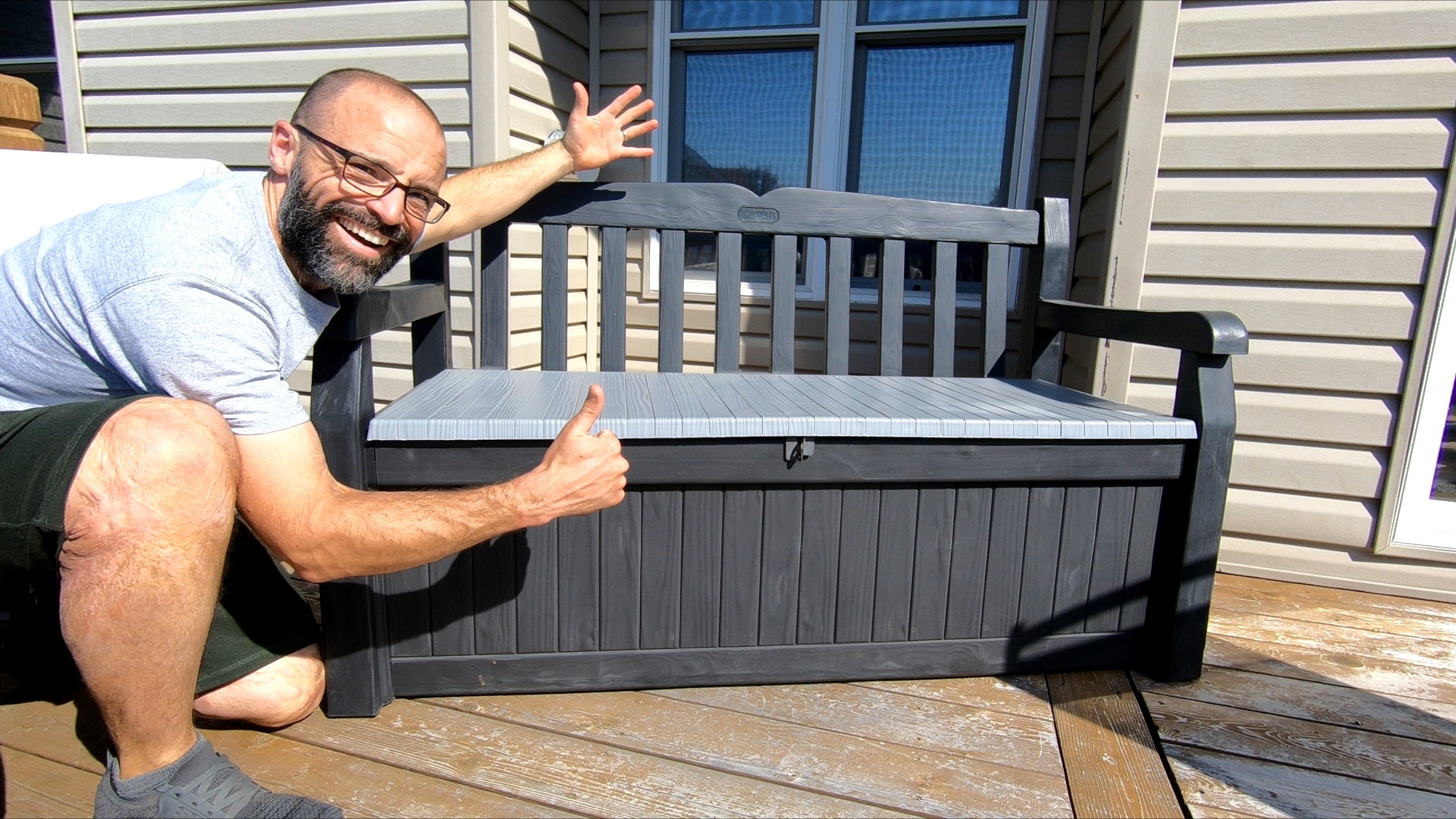 Watch Two Year Review of the Keter Outdoor Storage Bench!! on Amazon Live
