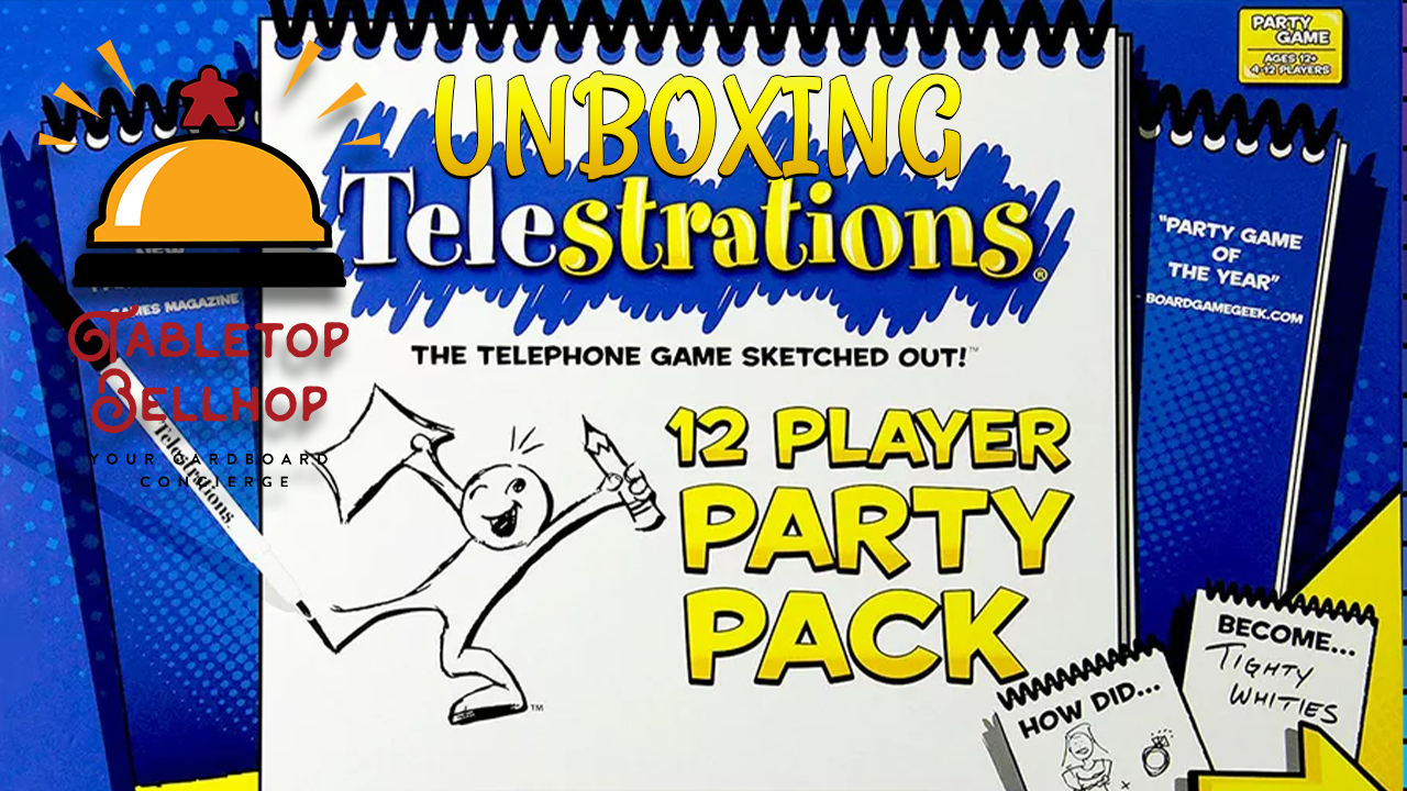 Watch Telestrations 12 Player Party Pack Unboxing. on Amazon Live