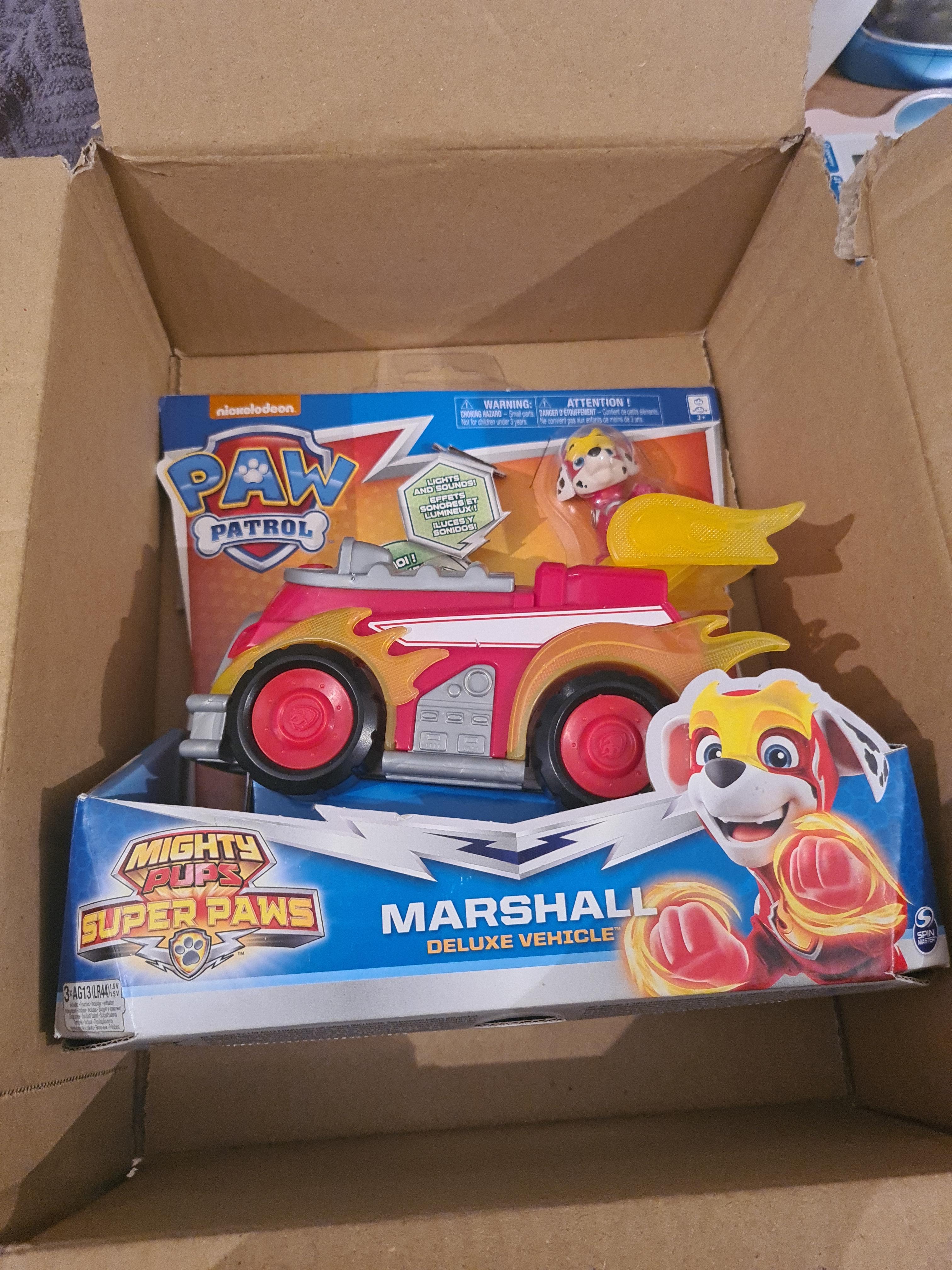PAW PATROL 6053026 SPINMASTER Mighty PUPS SUPERPAWS Themed Vehicles ...