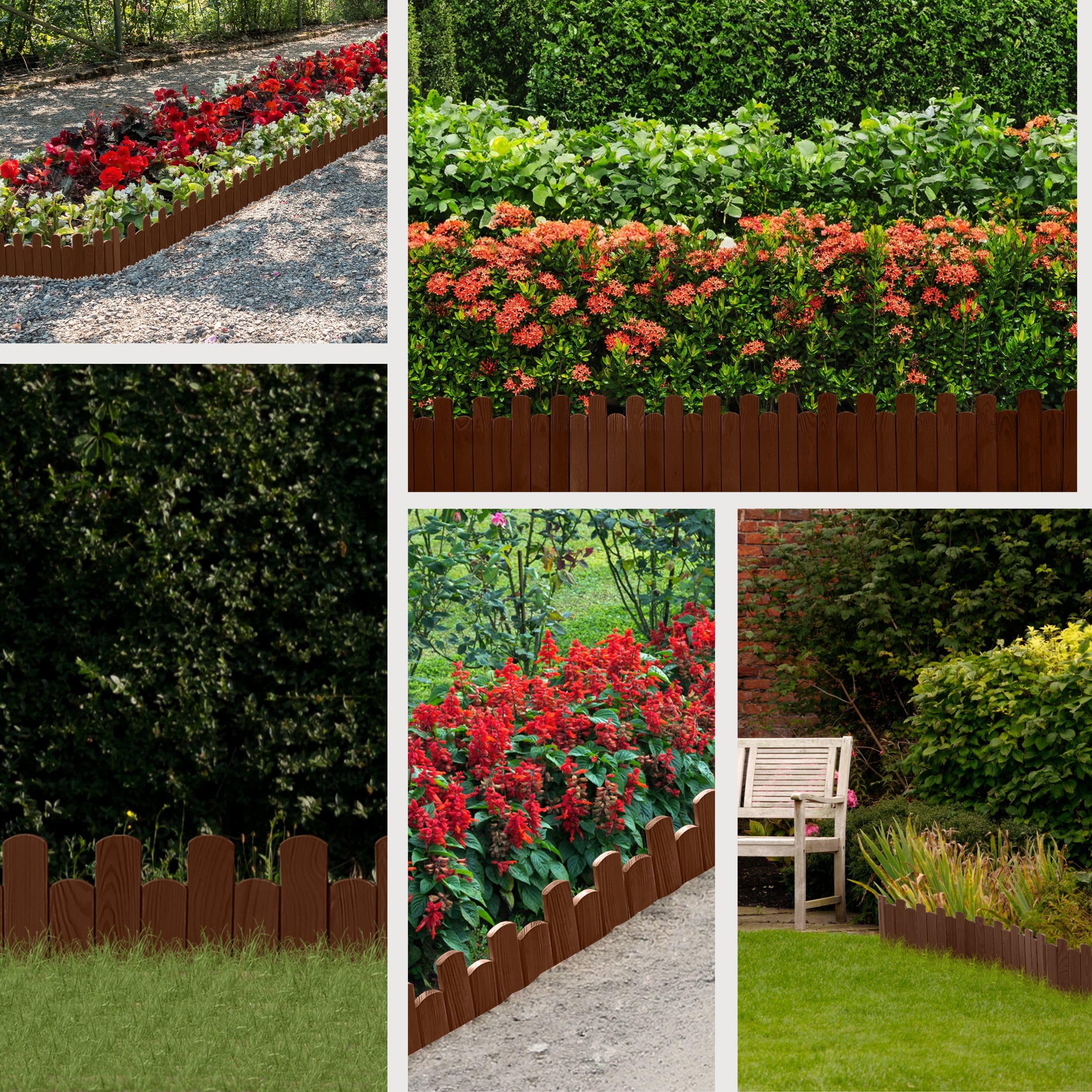 Garden Border Fence Roll Landscaping Border Edging Roll – Garden