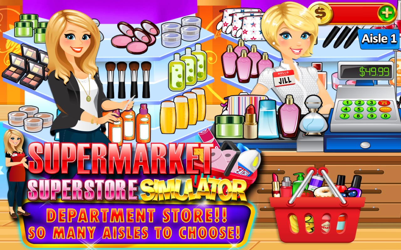 Supermarket Superstore Cash Register Simulator - Grocery Store Cashier ...