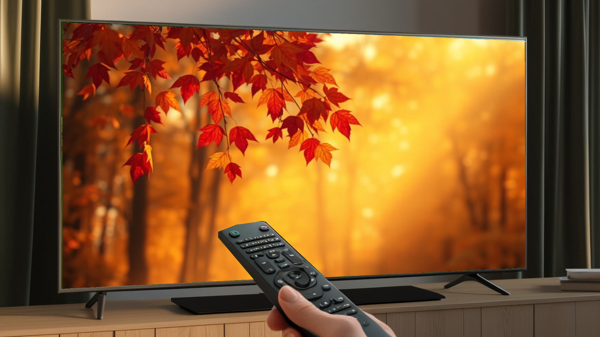 Autumn Leaves 4K Fall Ambience – Cozy Falling Leaves with Soft Music ...