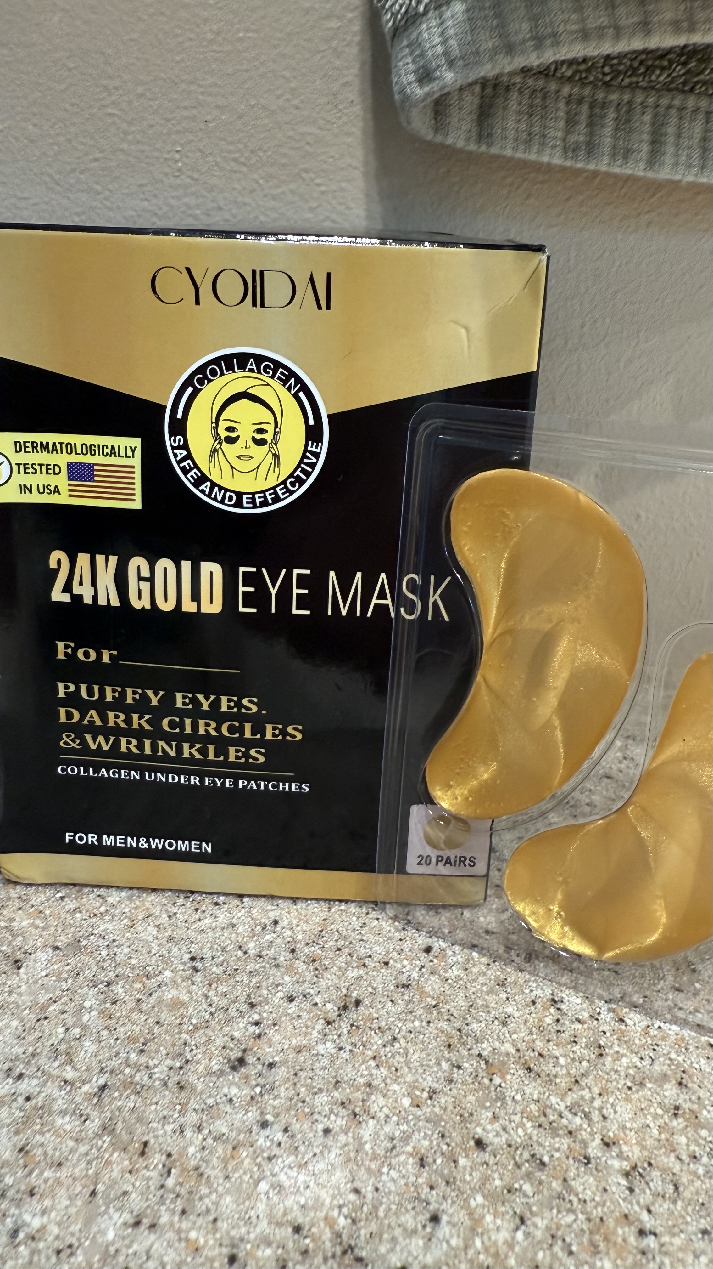Watch My honest thoughts and demo of these eye masks on Amazon Live