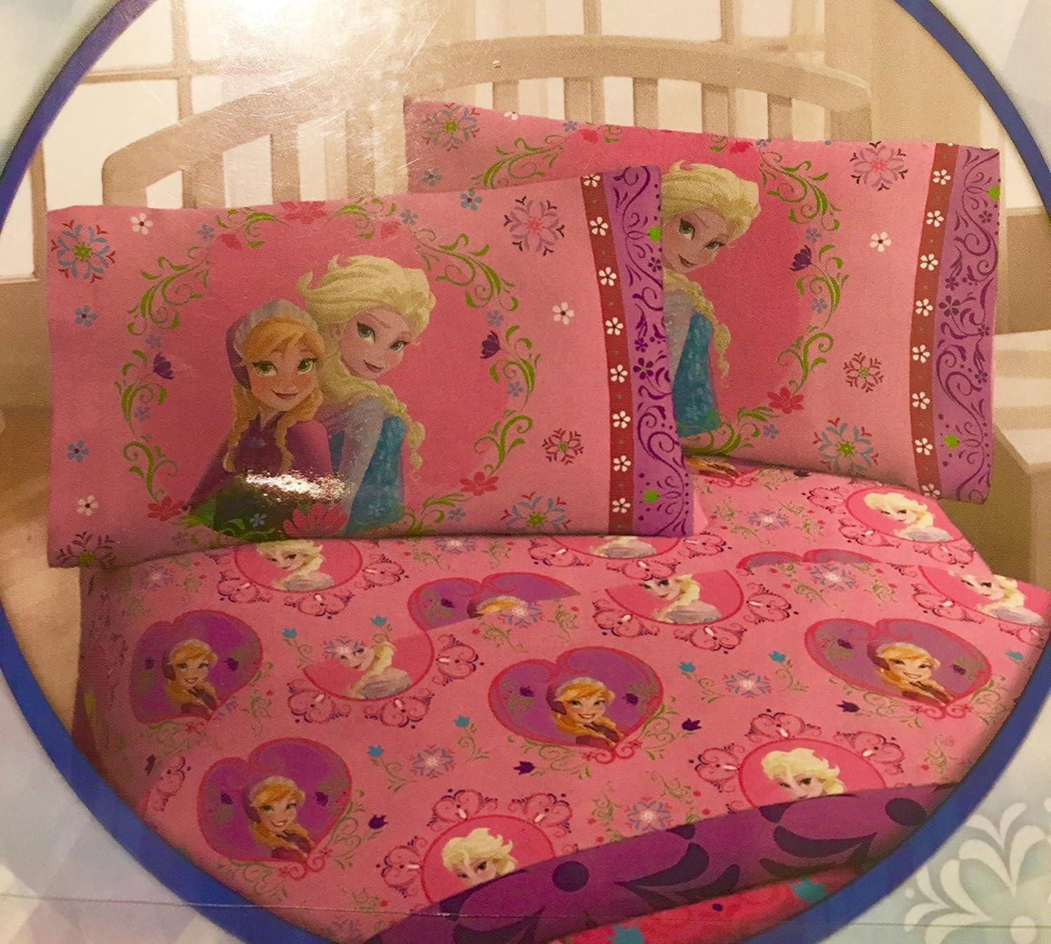 Amazon.com: Disney Frozen Elsa and Anna Pillowcase : Home & Kitchen