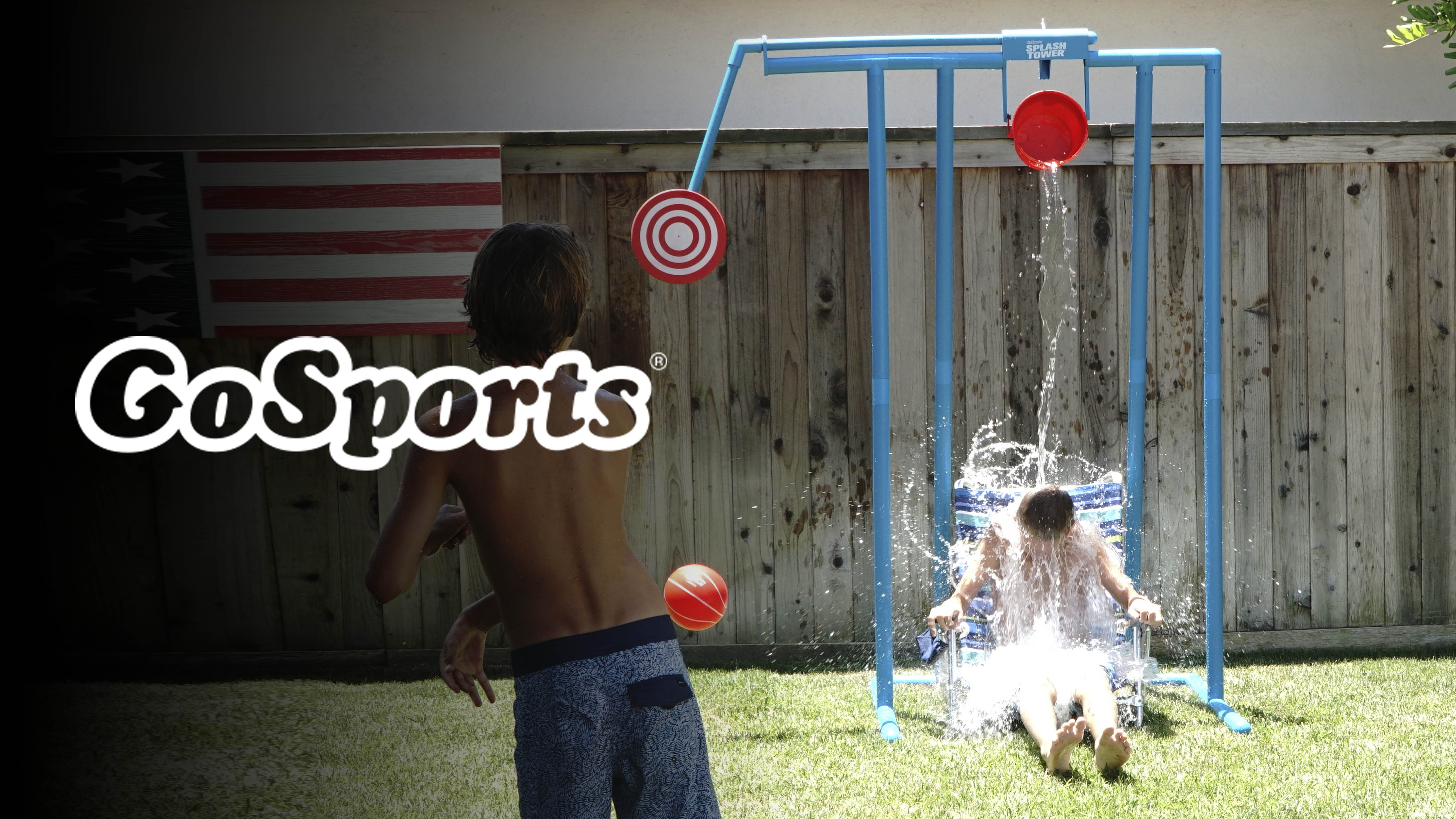 Watch GoSports Splash Tower Water Dunk Game on Amazon Live
