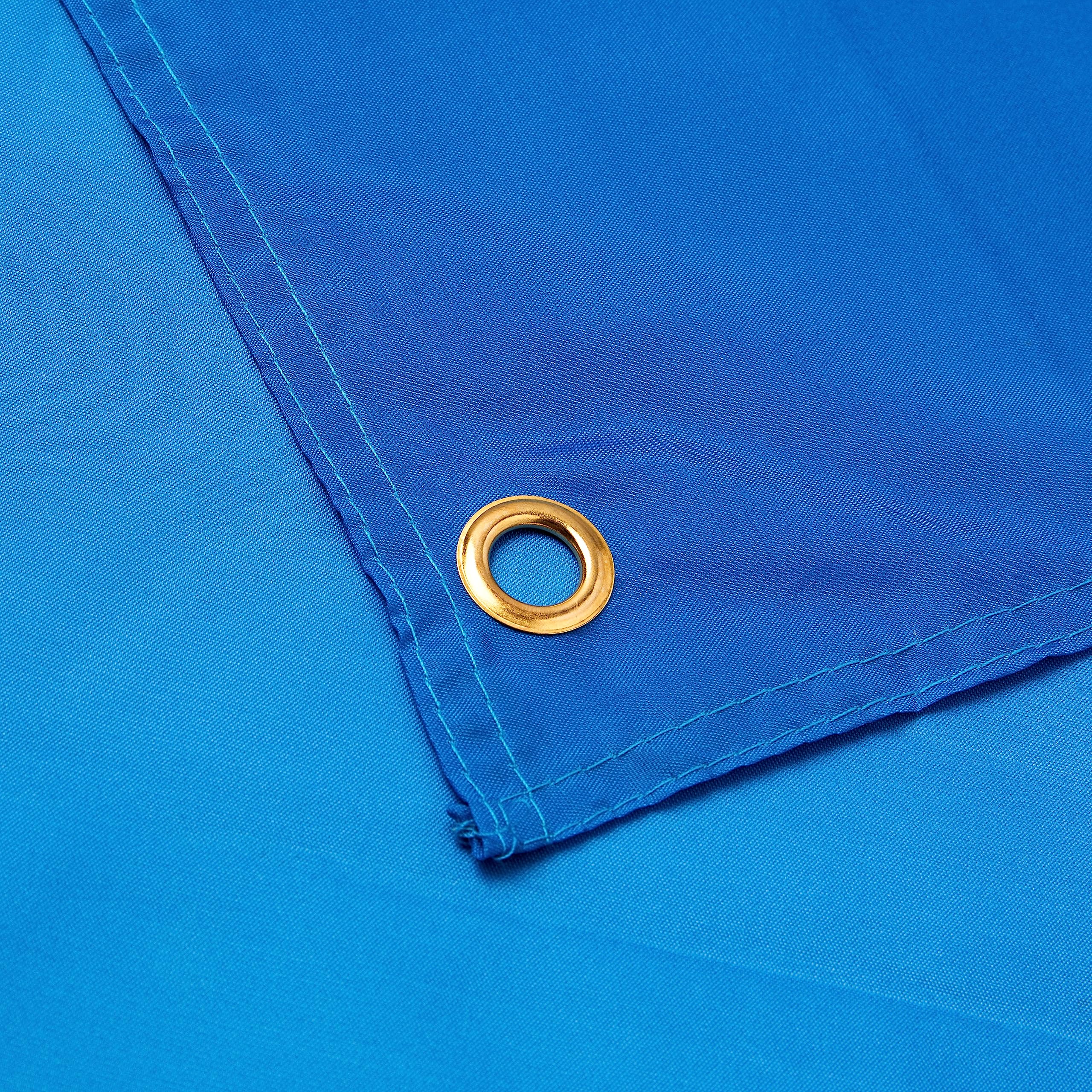 Runesol Blue Flag, 91x152cm, 3ft x 5ft, Flag Blue Background, Blank ...