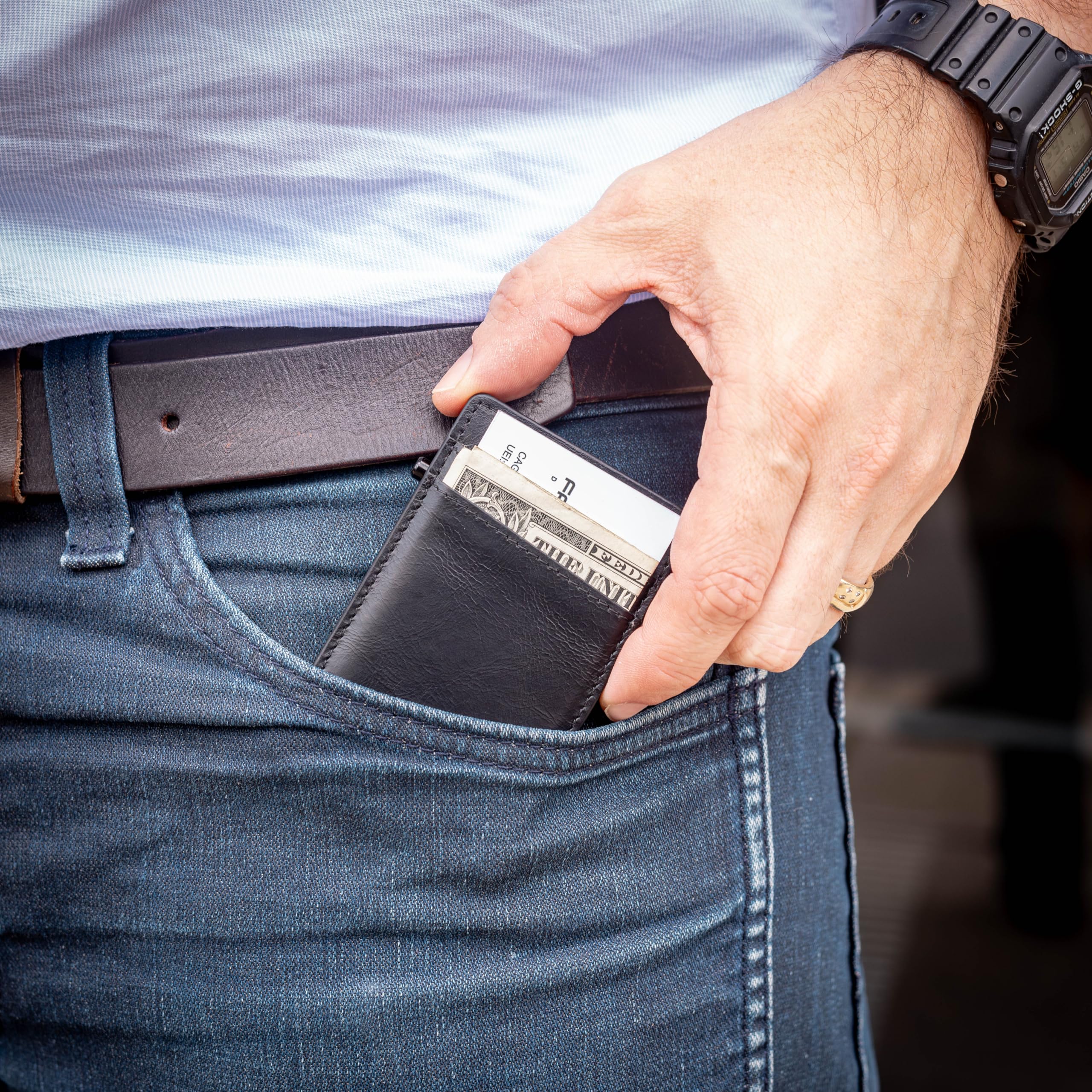 Snapklik.com : Faraday Wallet - RFID Blocking Aluminum Credit Card ...