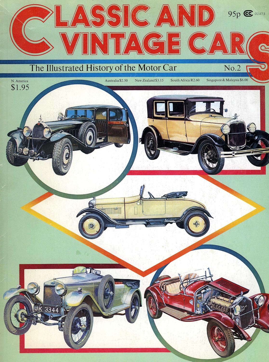 Classic and Vintage Cars The Illustrated History of the Motor Car No 2 ...