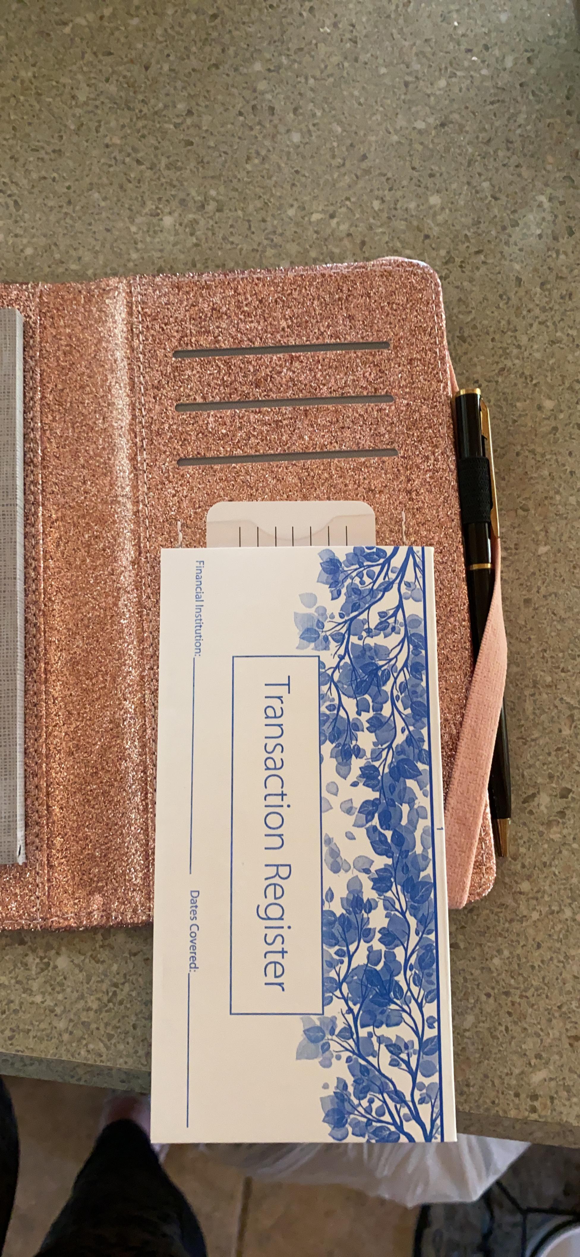 Amazon.com: ACdream Checkbook Cover, Leather RFID Blocking Check Book ...