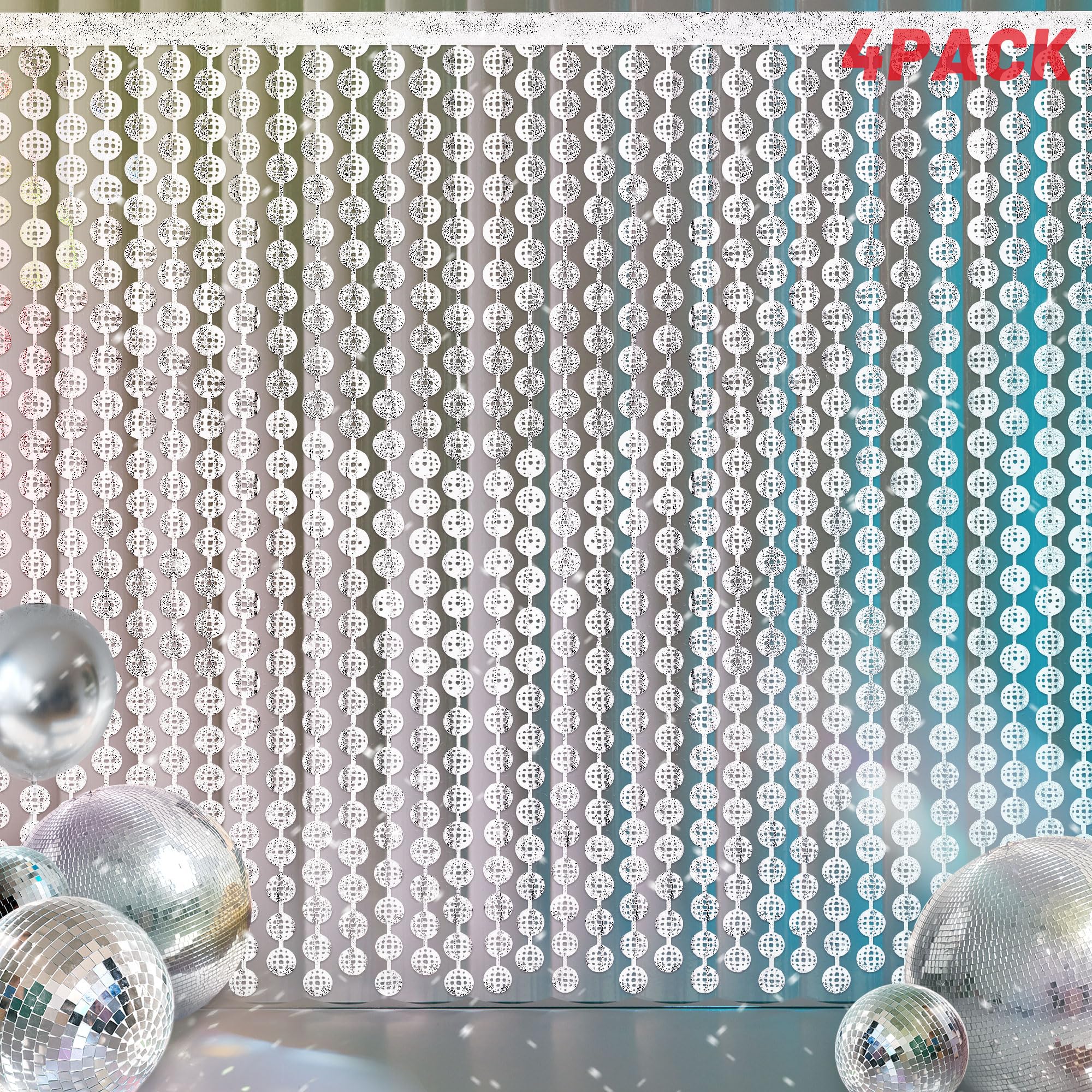 Snapklik.com : Max Shape Disco Ball Decorations,Disco Ball Foil Curtain ...