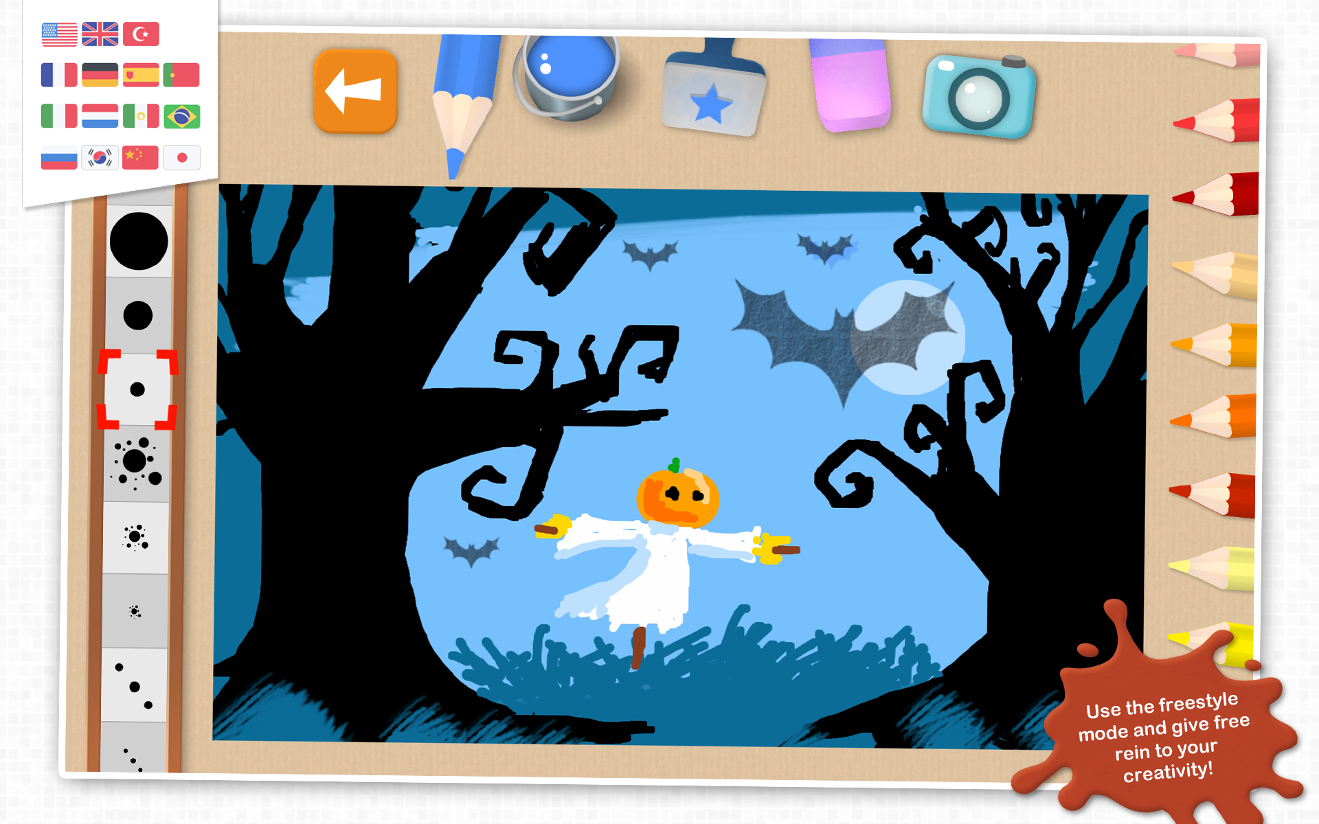 Chocolapps Art Studio - Drawings and coloring pictures for kids - App ...