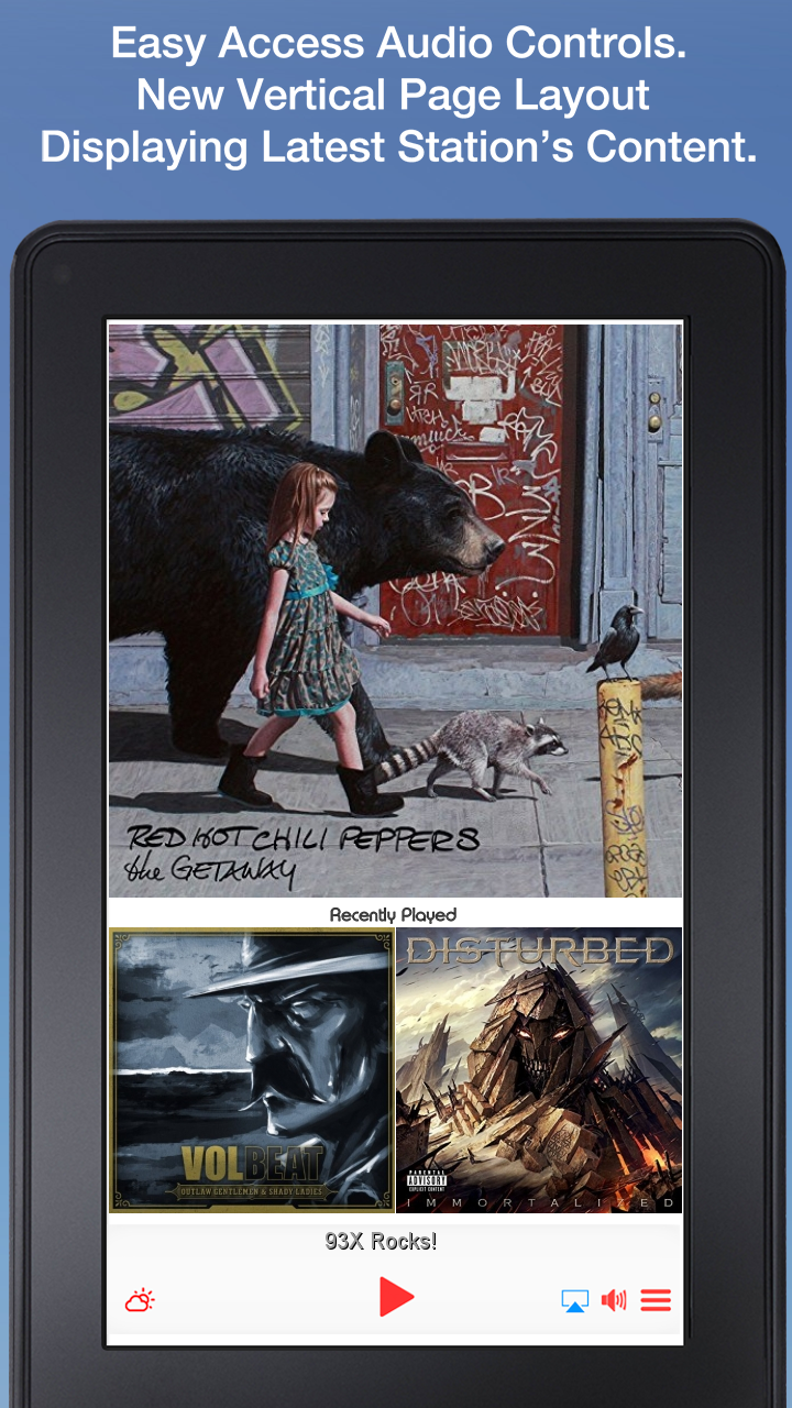 93X Rocks! - App on Amazon Appstore