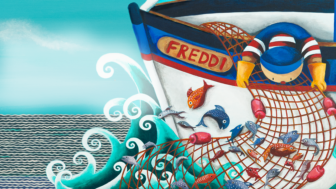 Freddi the Fishing Boat - children's interactive reading book (1) - App ...