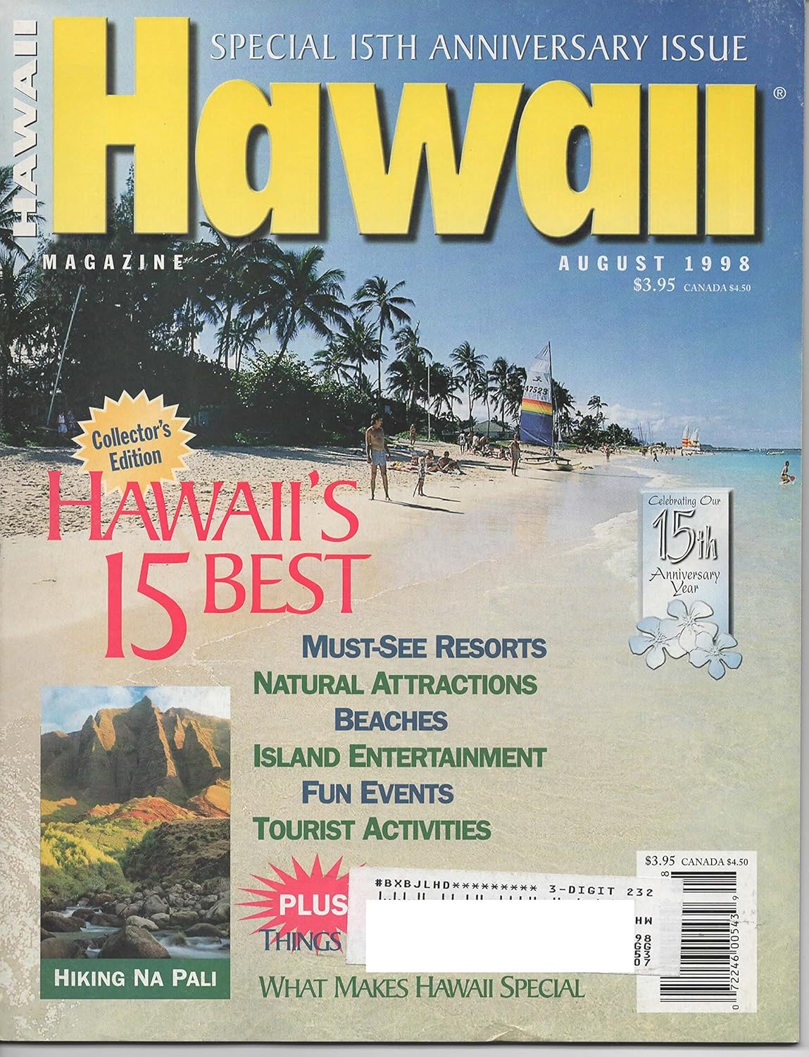 Hawaii Magazine, August 1998 (Vol 15, No 4): Julie Applebaum, Robert ...