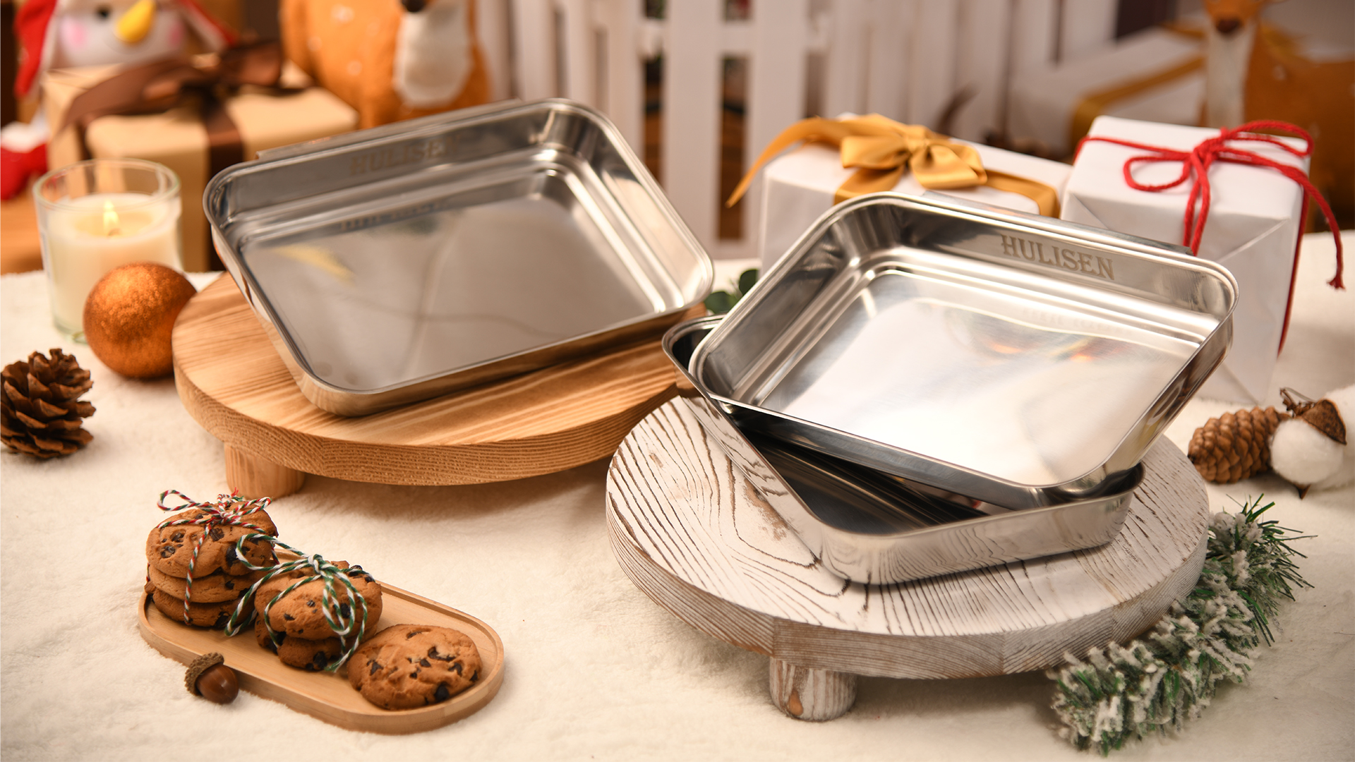 Interlocking Food Prep 3-Piece Stainless Steel Breading Set ...