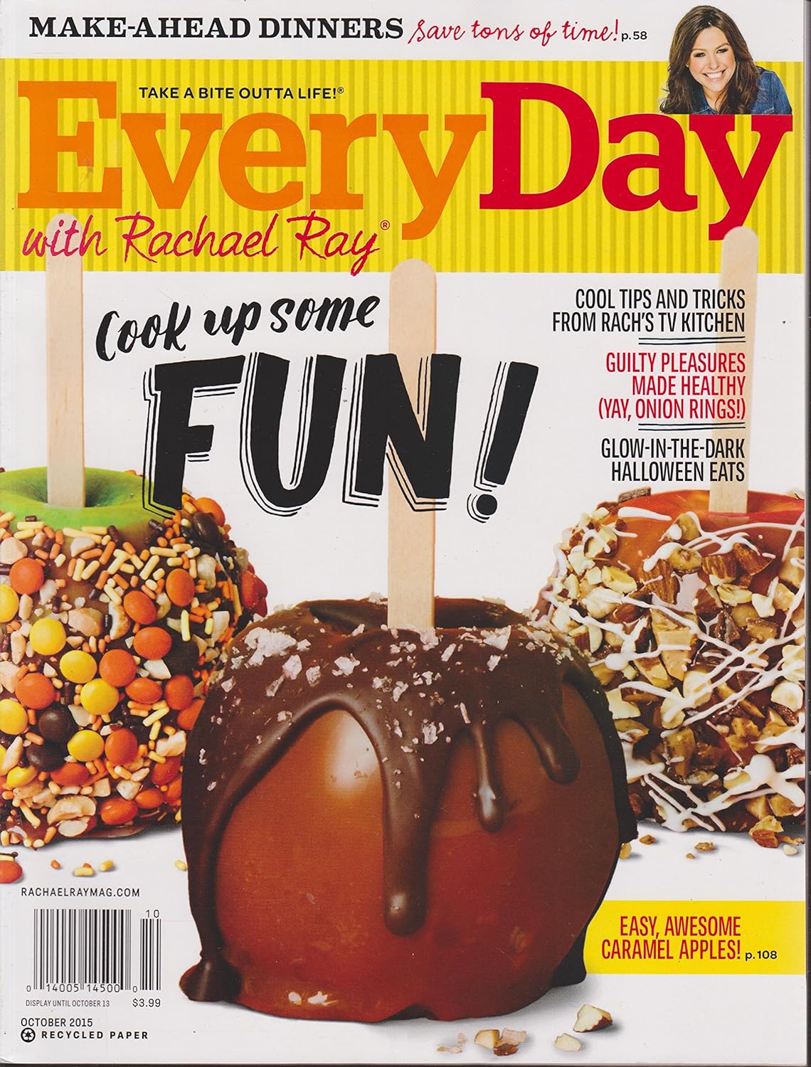 Everyday with Rachael Ray Magazine October 2015: Amazon.com: Books